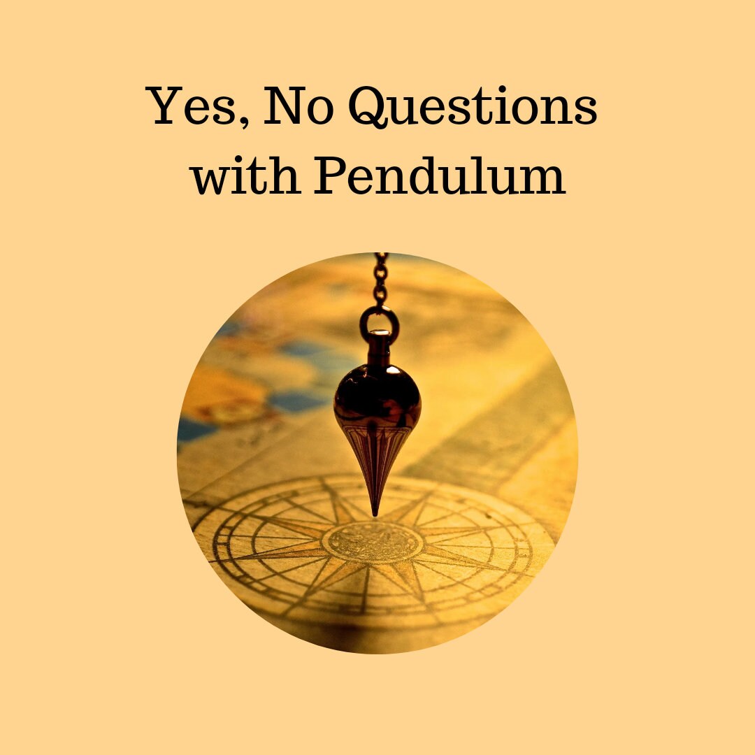 Yes or No Questions Pendulum Reading - Etsy