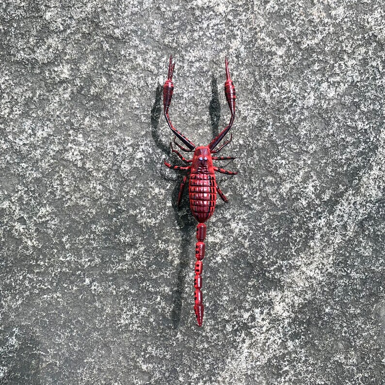 Handmade Clay Scorpion Magnet: Realistic Insect Figurine - Etsy