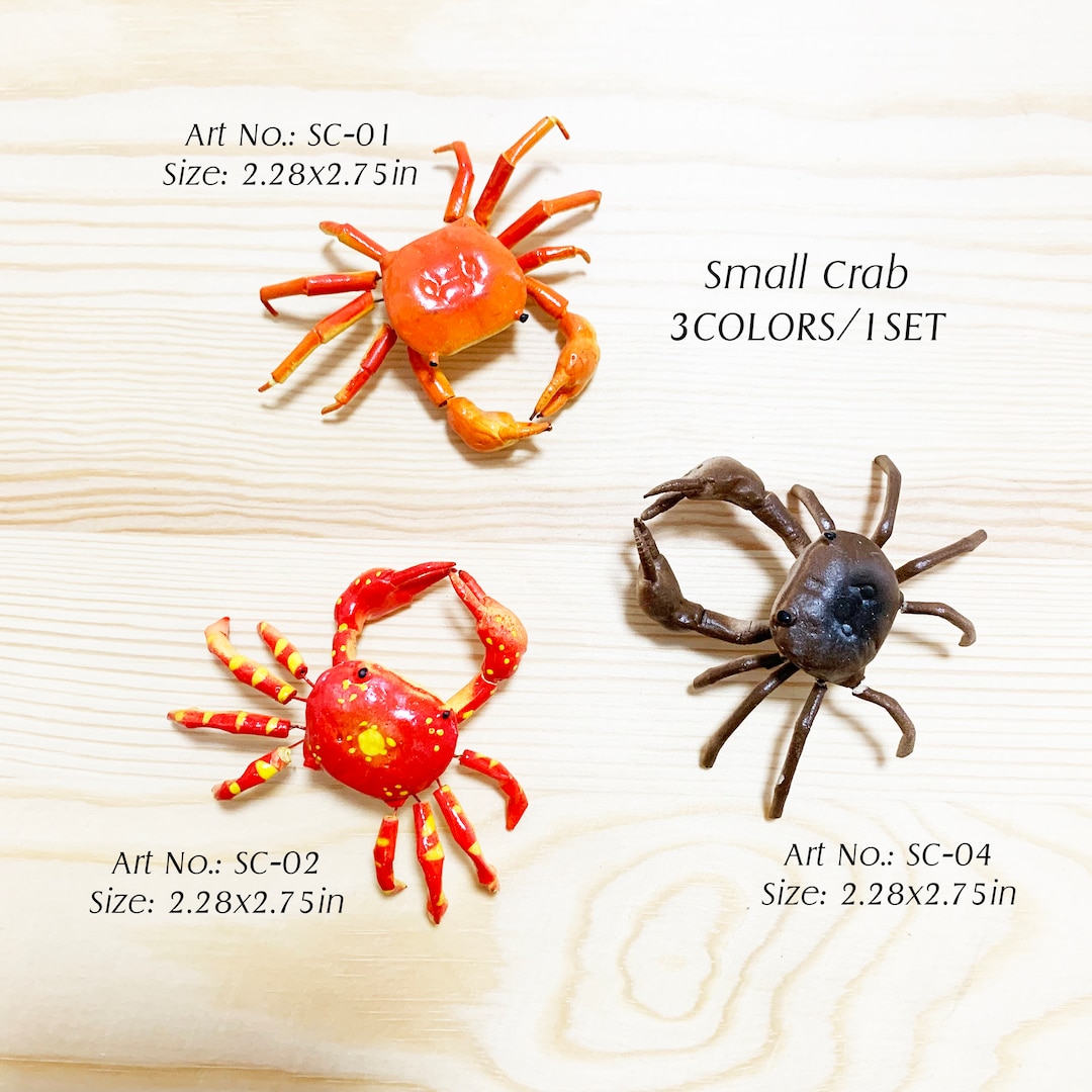 Clay Crab Fridge Magnets, Realistic Animal Figurine, Novelty Gift - Etsy