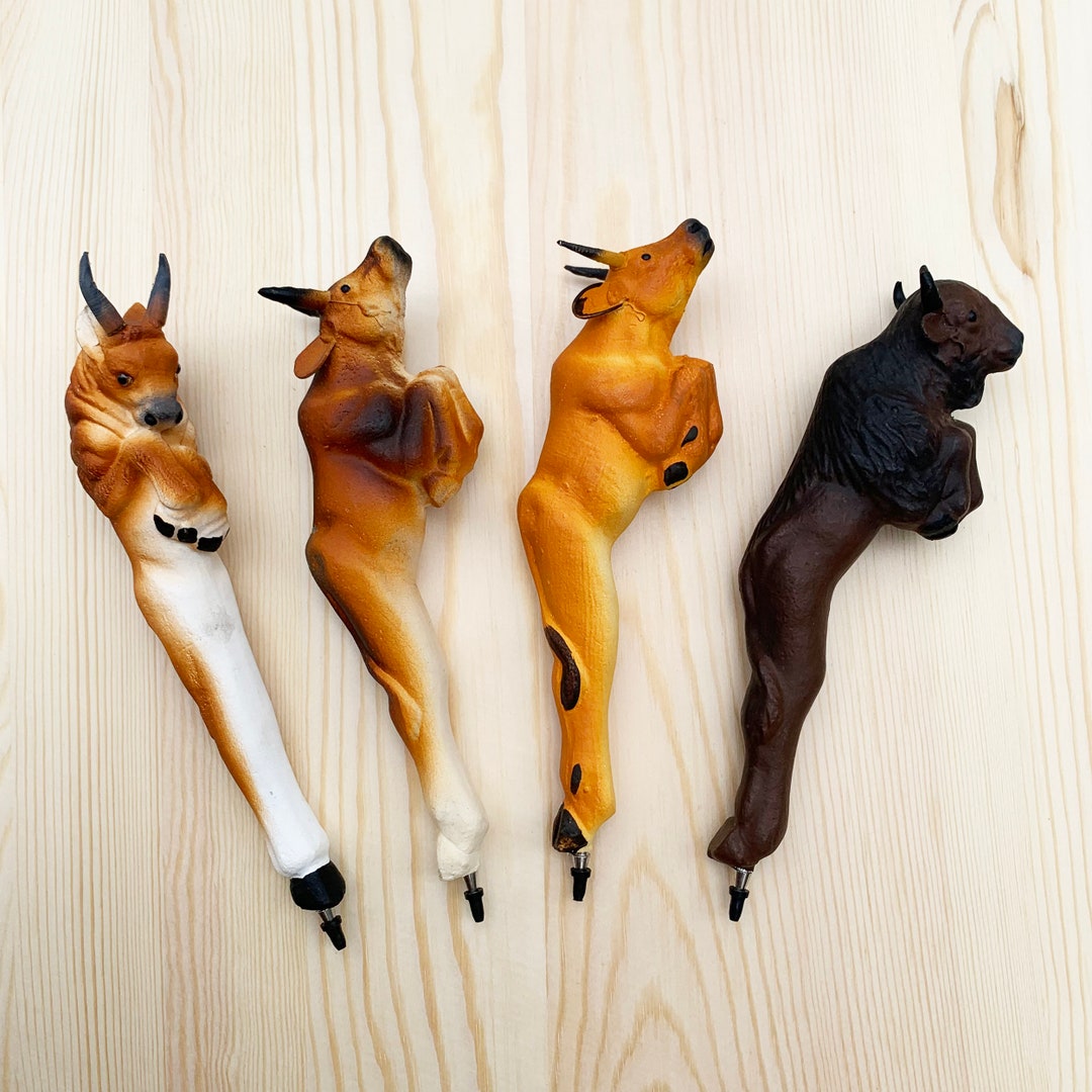 Handmade Ballpoint Pens With 3D Animal Sculptures, Kids Stationery ...