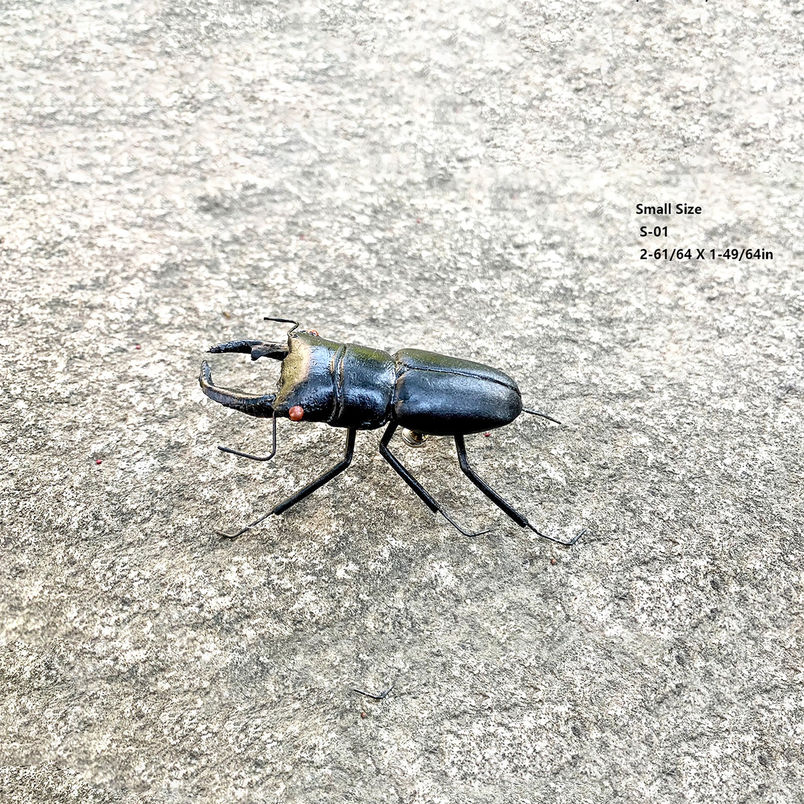 Handmade Clay Beetle Magnet: Middle-sized Realistic Beetle Fridge Decor ...