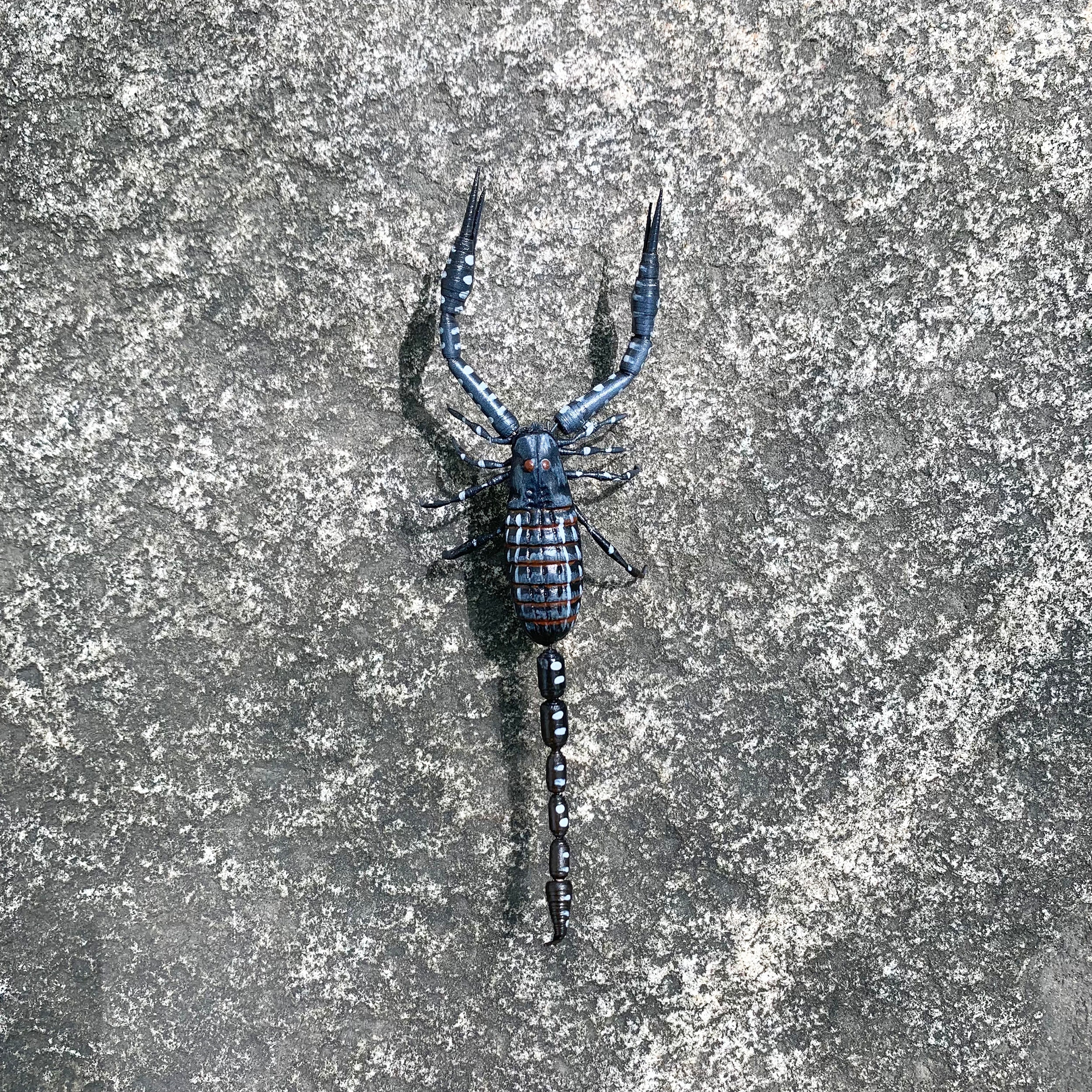 Handmade Clay Scorpion Magnet: Realistic Insect Figurine - Etsy