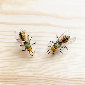 Small Wasp, 3PCS/1SET, Bug Magnet, Handmade Clay Magnet Insect ...