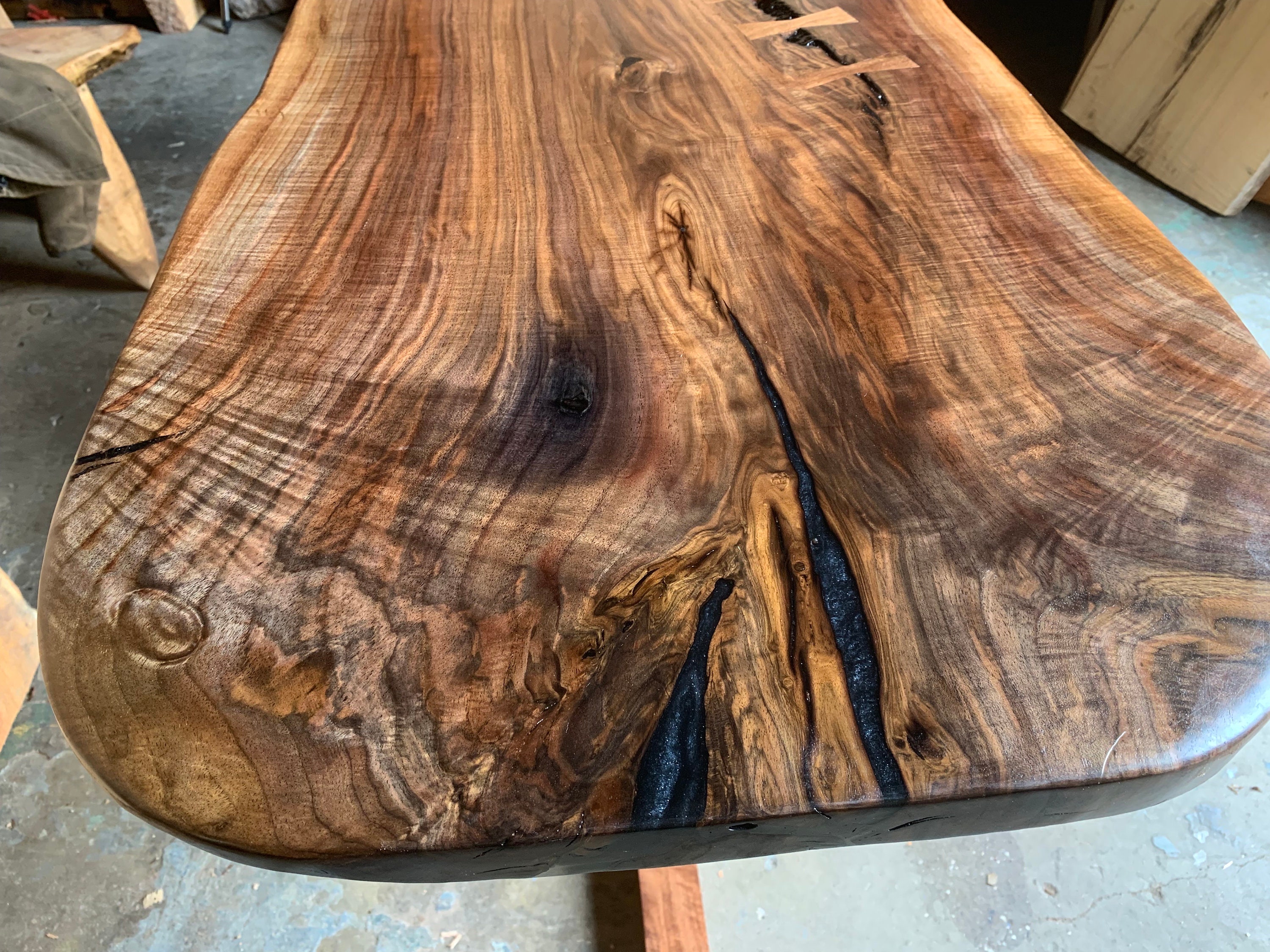 Handmade Live Edge Cantilever Table - Etsy