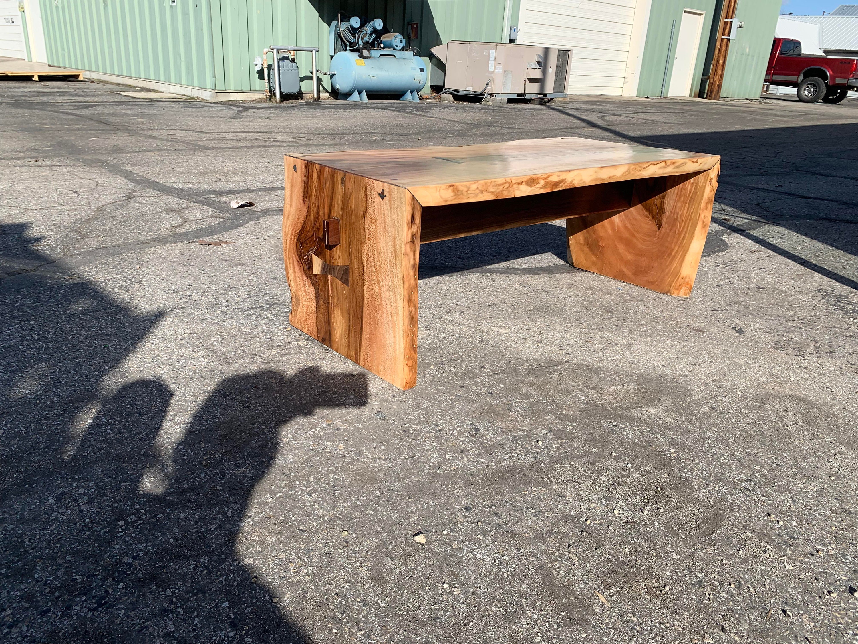 Live Edge Waterfall Coffee Table - Etsy