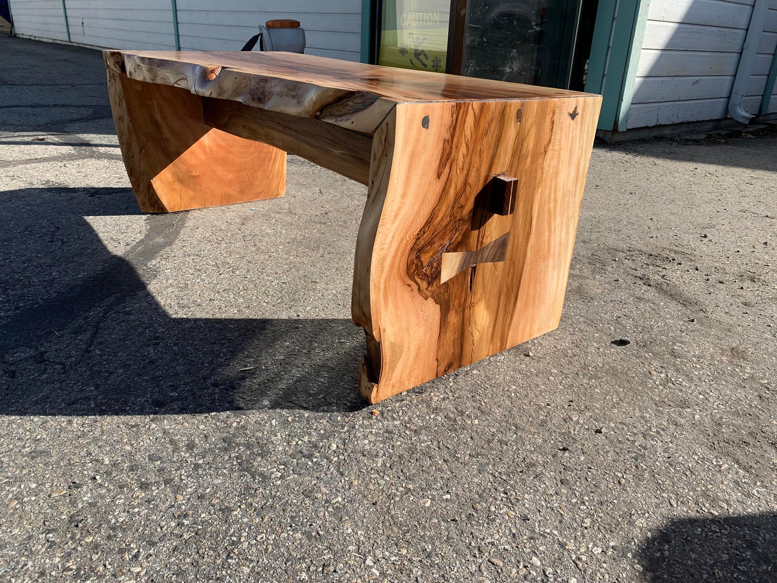 Live Edge Waterfall Coffee Table - Etsy