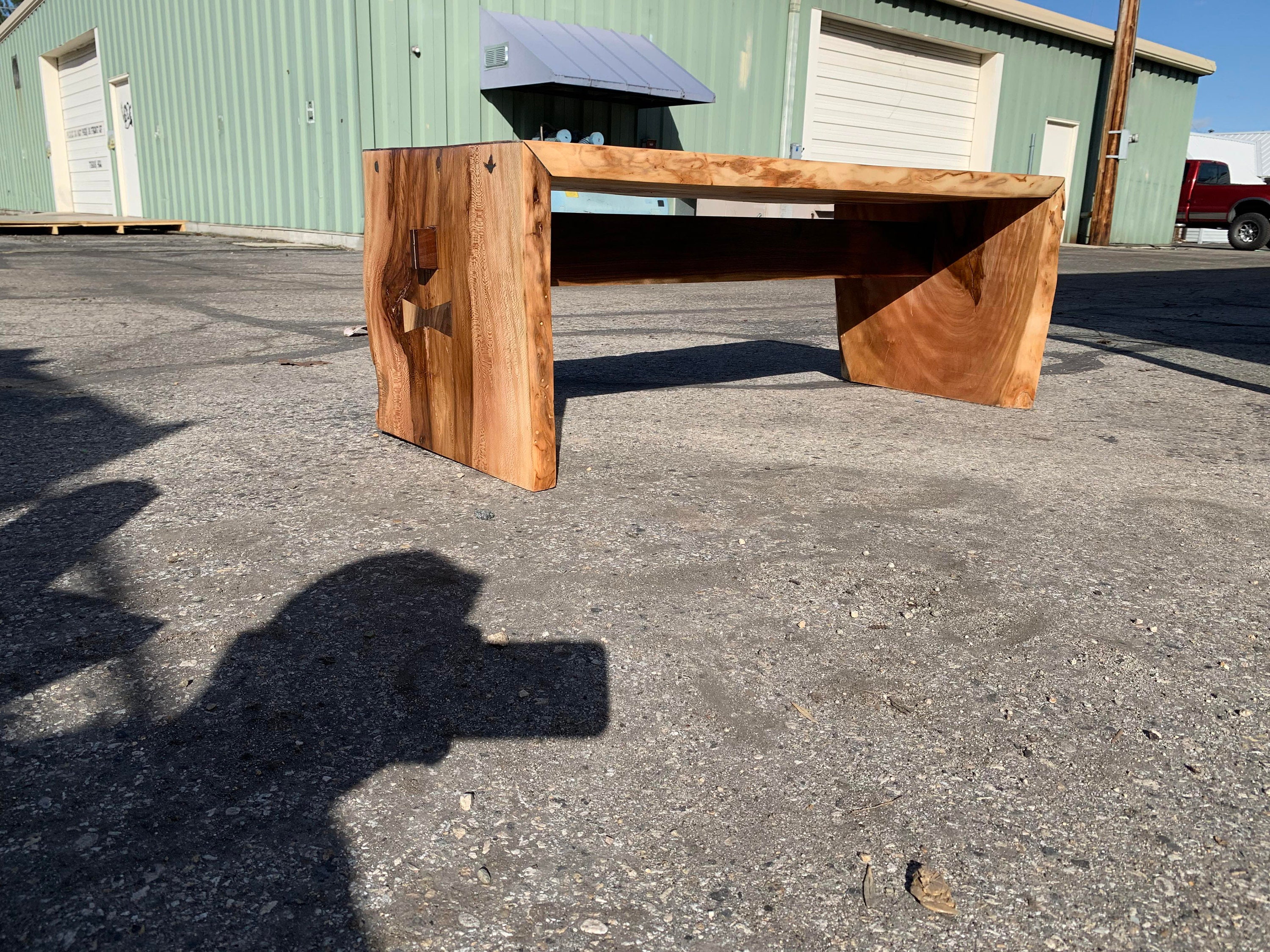 Live Edge Waterfall Coffee Table - Etsy