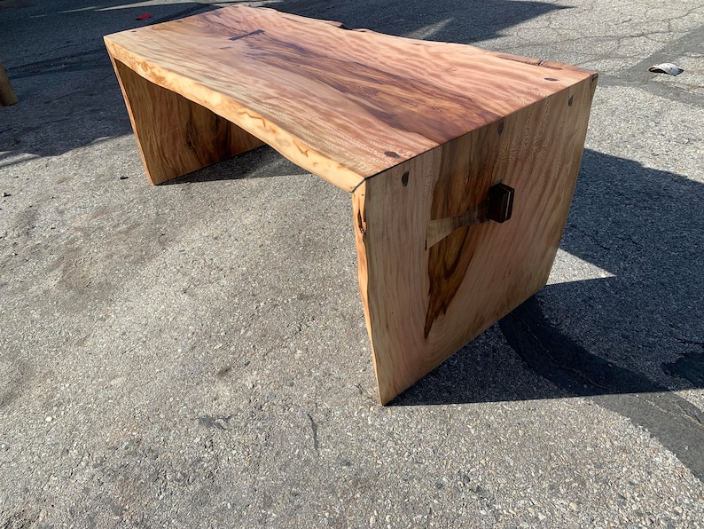 Live Edge Waterfall Coffee Table - Etsy