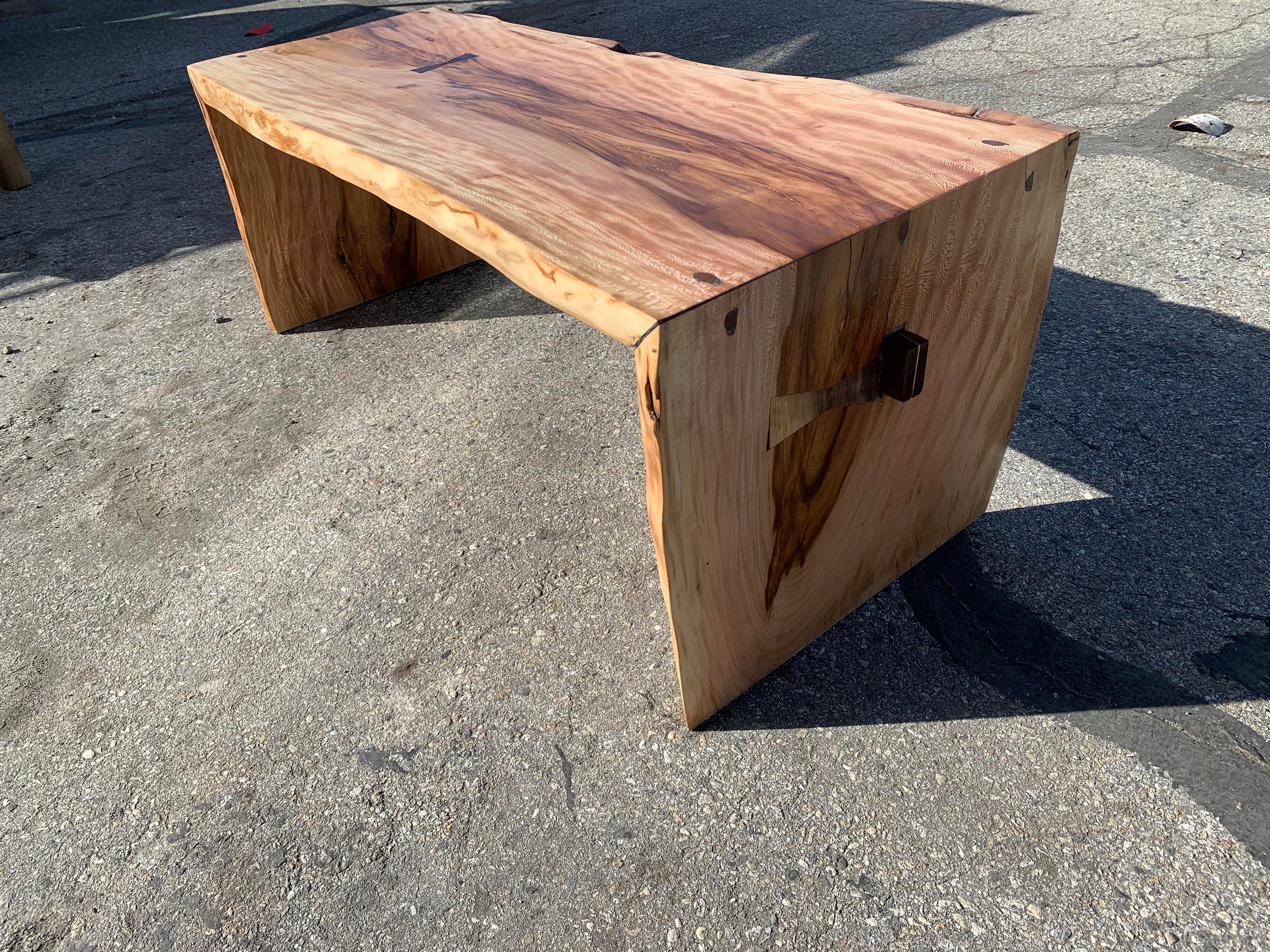 Live Edge Waterfall Coffee Table - Etsy