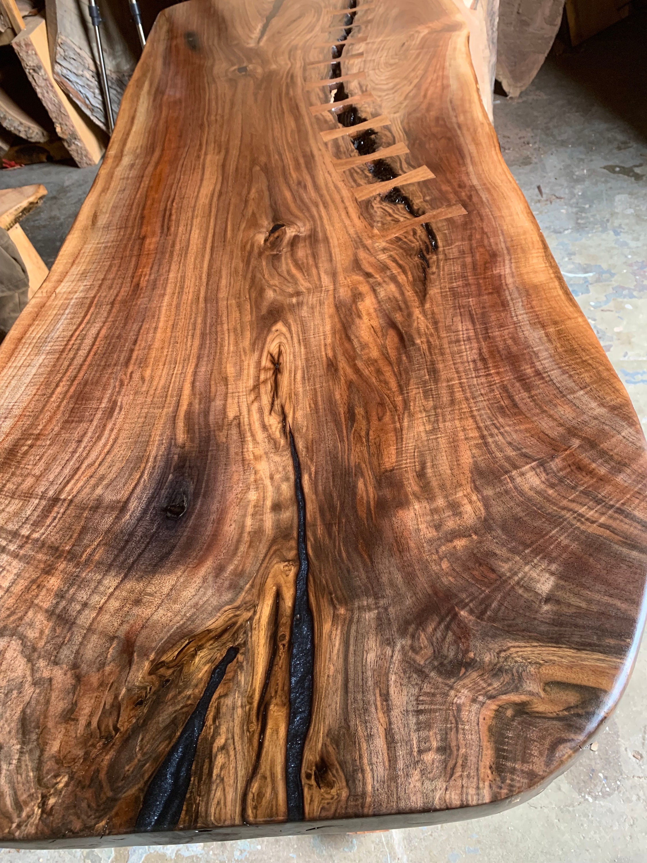 Handmade Live Edge Cantilever Table - Etsy