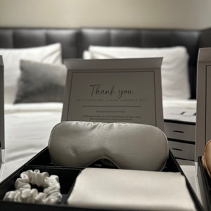 Dream Set - Silk Eye Mask, Pillow Case and Scrunchie With Gift Set - Etsy