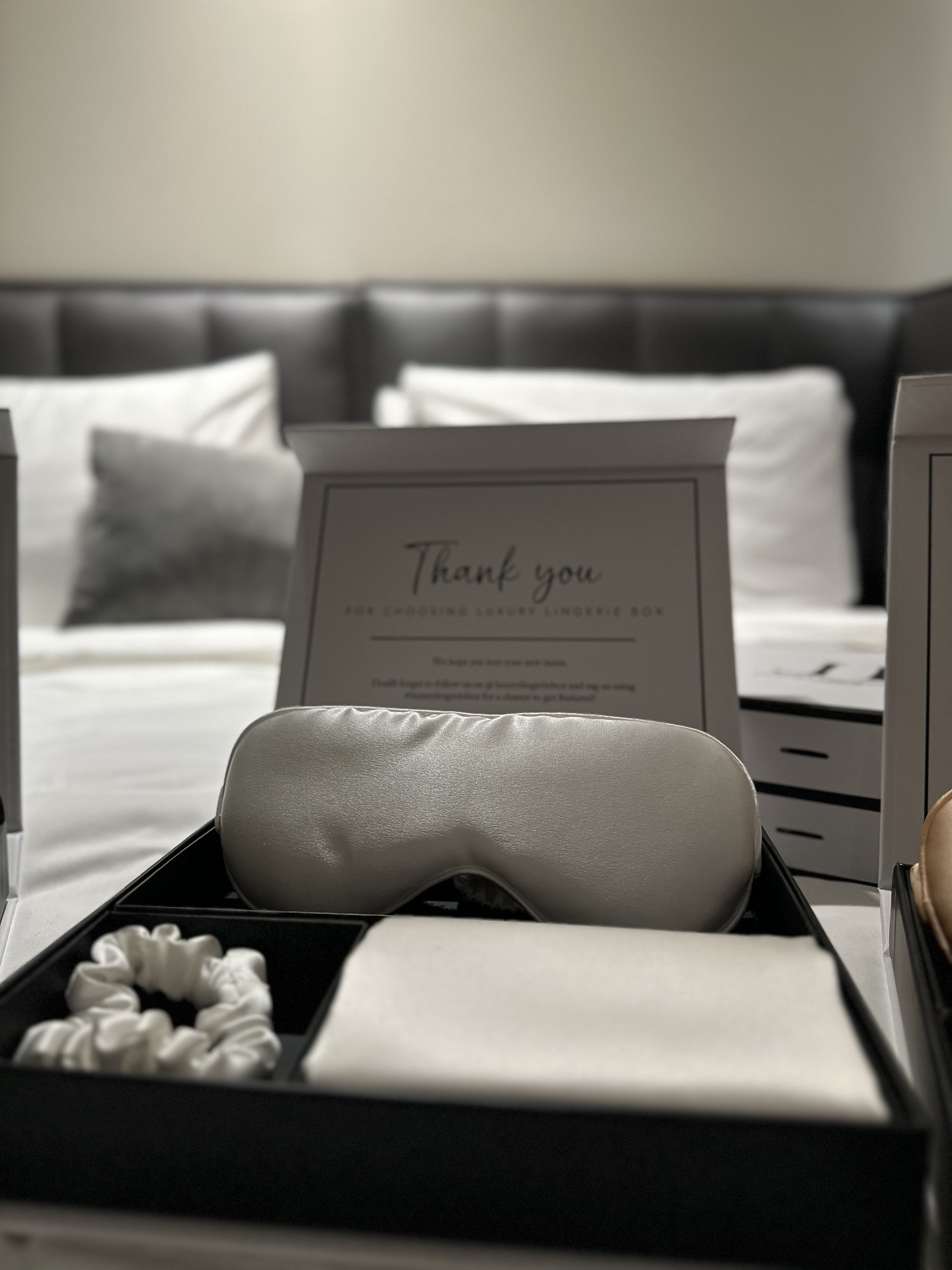 Dream Set - Silk Eye Mask, Pillow Case and Scrunchie With Gift Set - Etsy