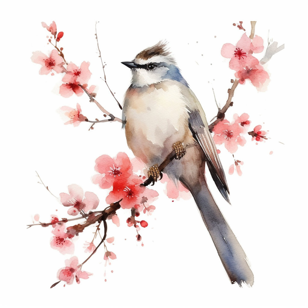 Set of 77, Watercolor Birds Clip Art, Colorful Birds Clipart, Spring ...