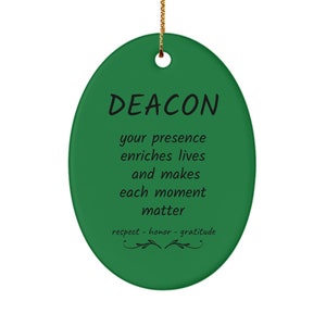 Deacon Ornament, Deacon Ordination Gifts, Gift for Deacon, Gift Ideas ...