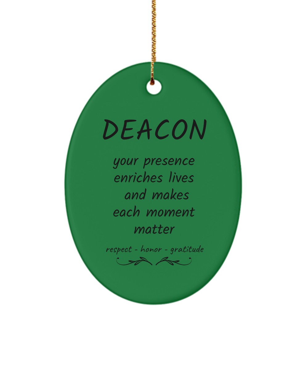 Deacon Ornament, Deacon Ordination Gifts, Gift for Deacon, Gift Ideas ...