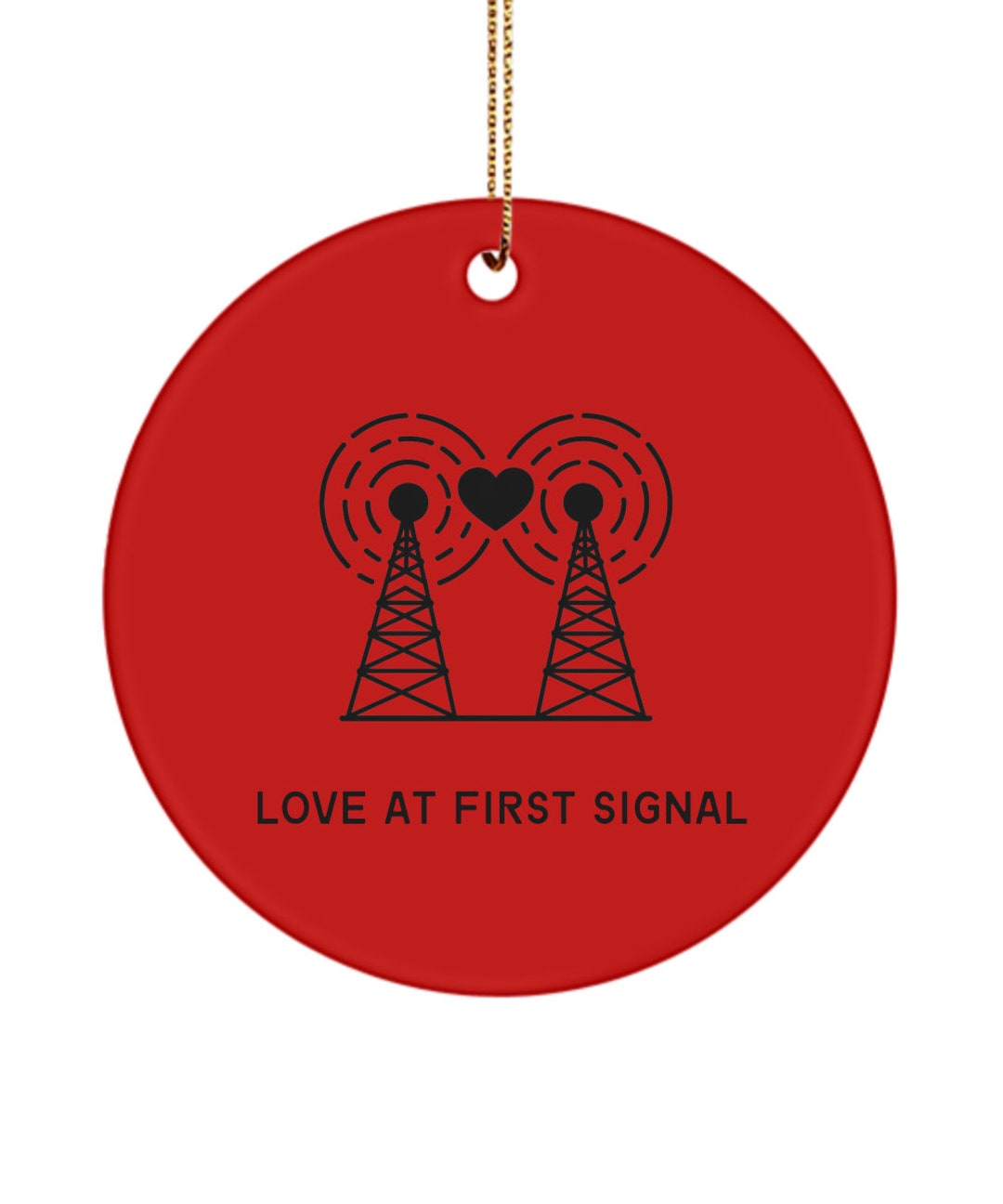 Ham Radio Ornament, Amateur Radio Gift Ideas, Ham Radio Round Ornament ...