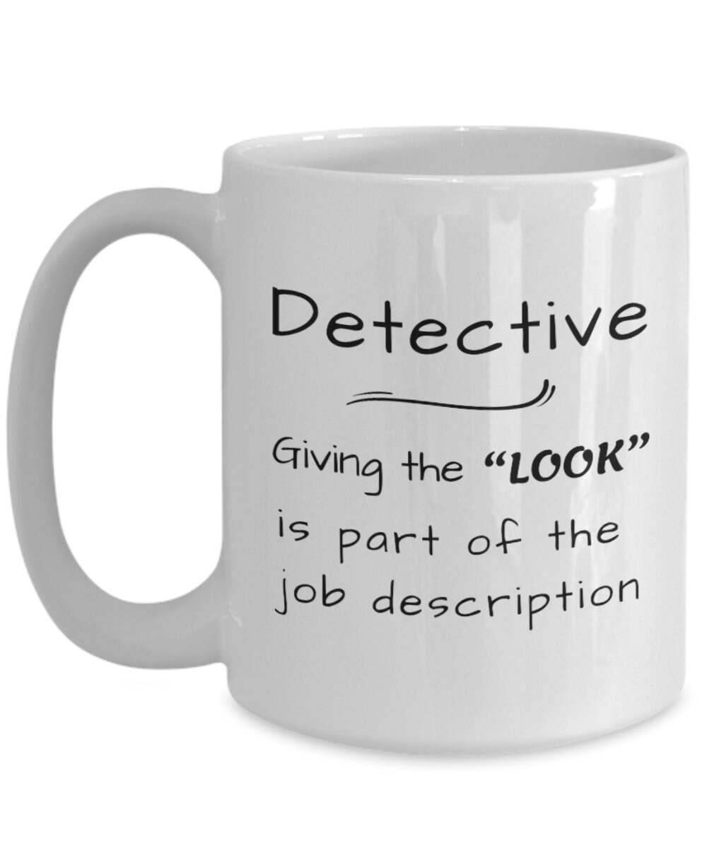 Detective Mug, Homicide Detective Gifts, Ny City Police Gifts for ...