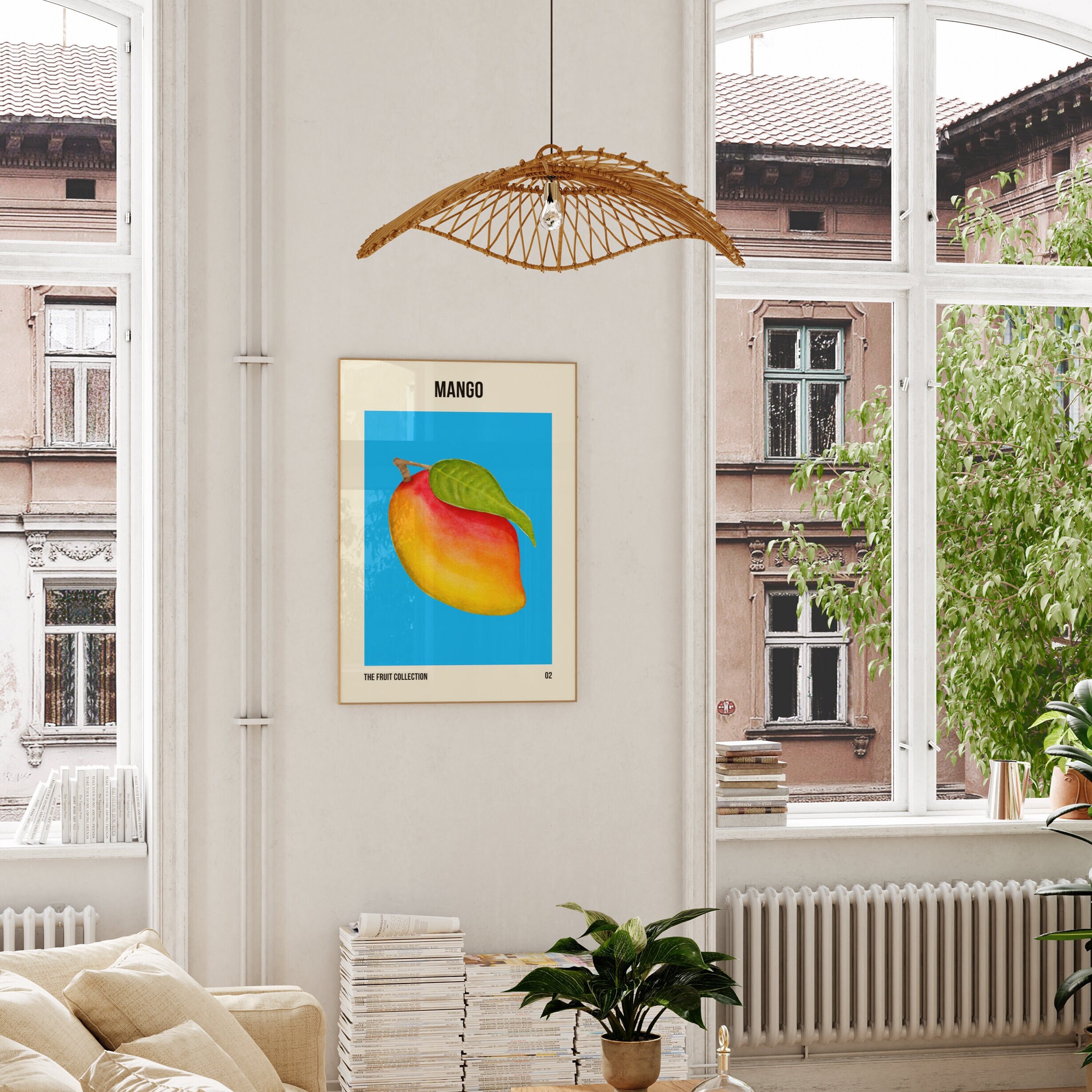 Mango Fruit Market Digital Art Print Interior Home Decor Trendy ...