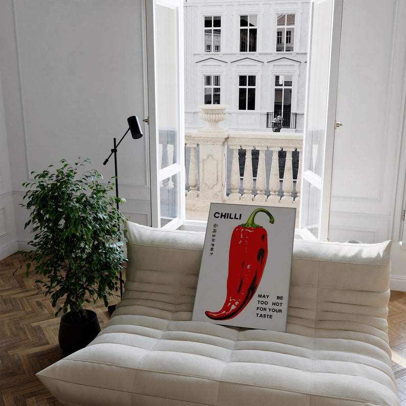 Red Hot Chilli Pepper Art Print Digital Download Funny Food Joke ...