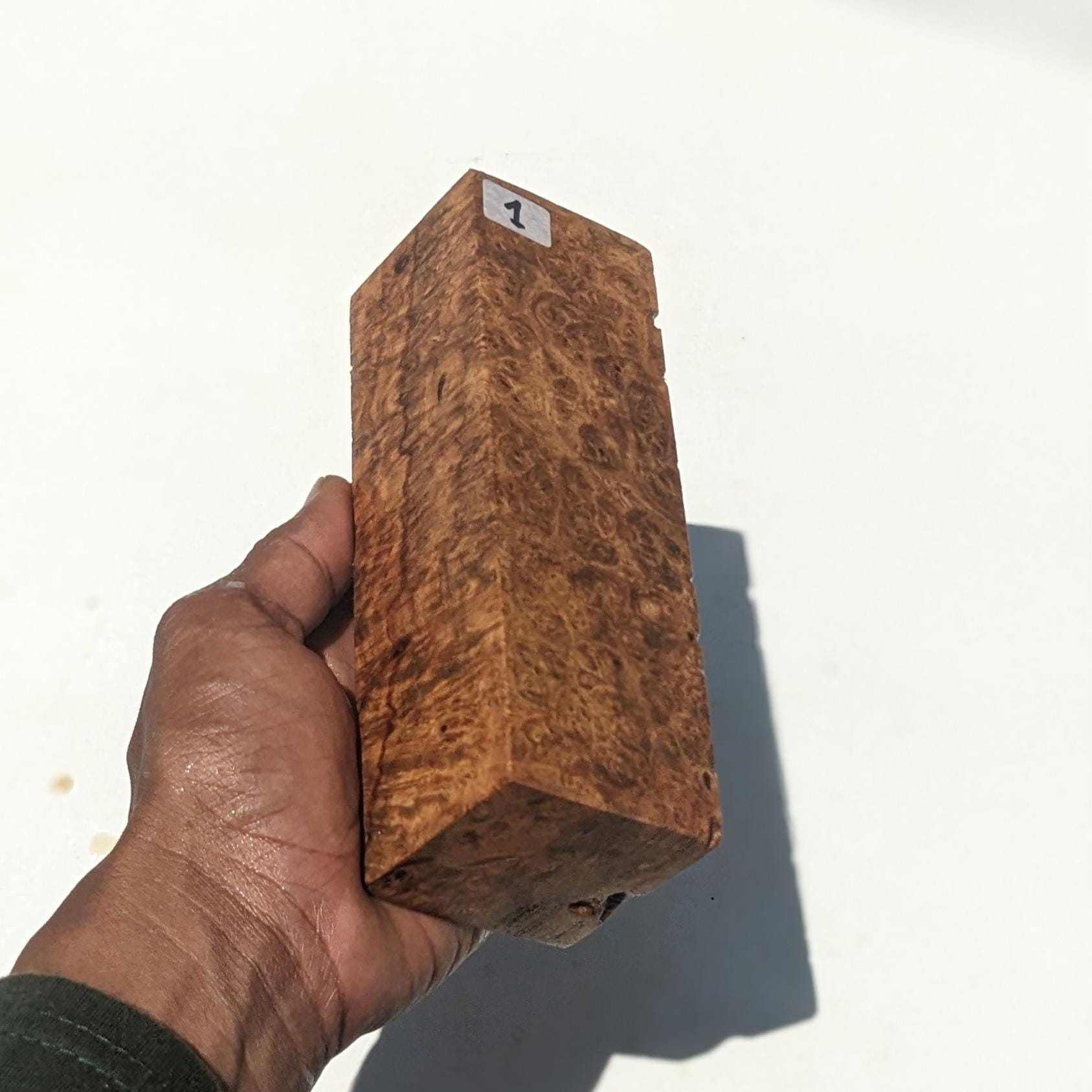 Amboyna Burl Wood Block | Buckeye Burl Wood | Exotic Burl Wood Blank ...