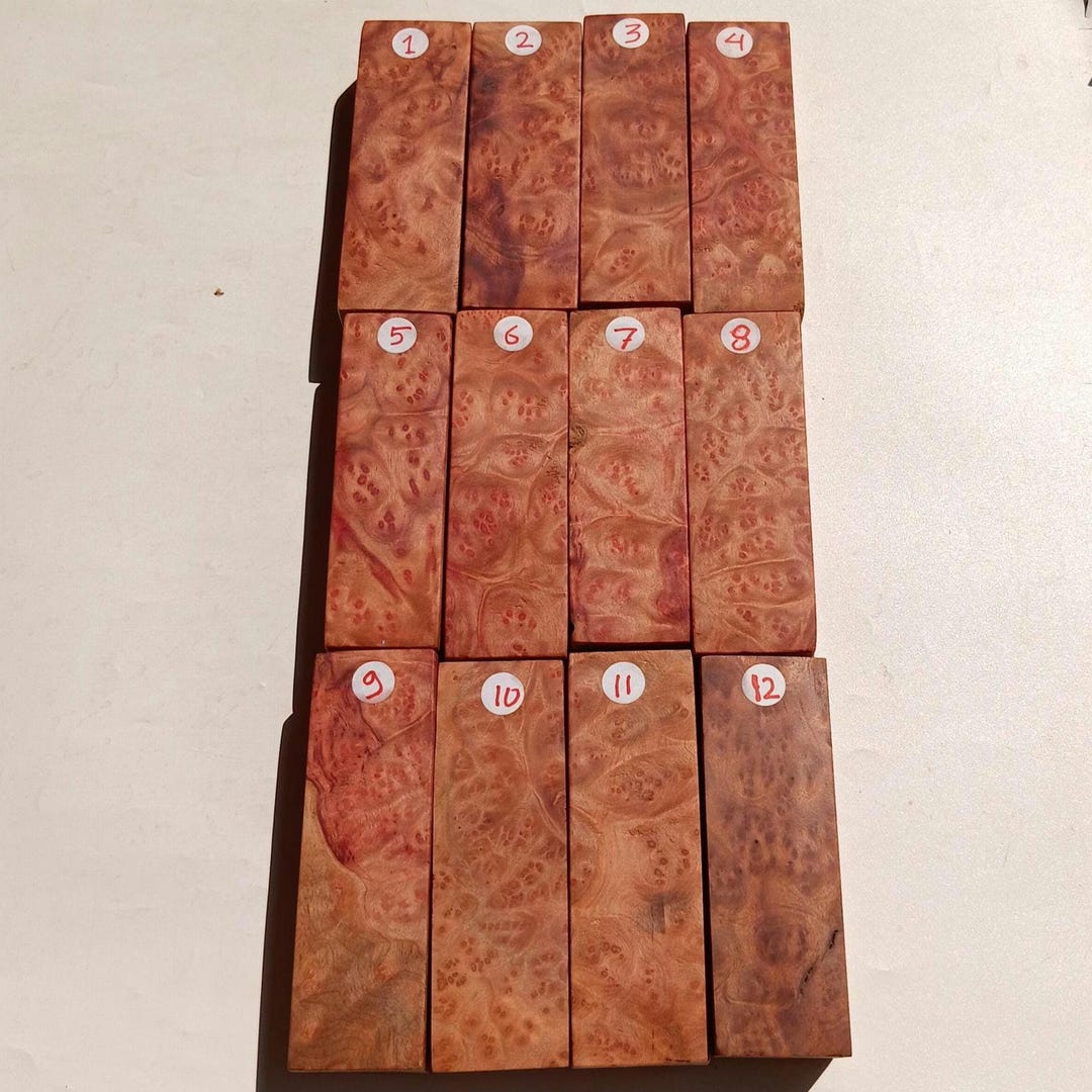 Camphor Burl Wood Block, Exotic Knife Handle Blank, Carving ...