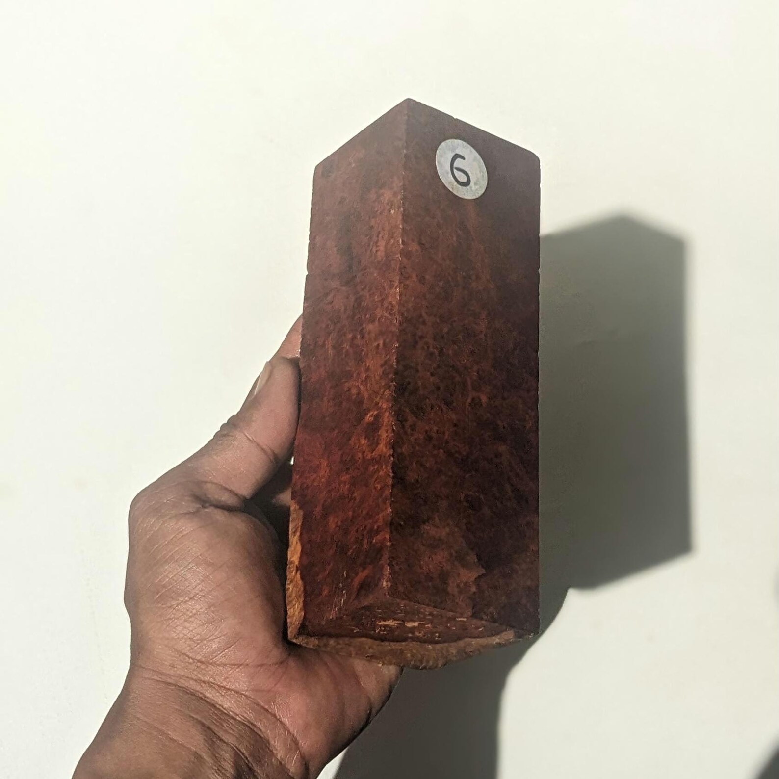 Red Amboyna Burl Wood: Exotic Narra Knife Handle Blanks - Etsy