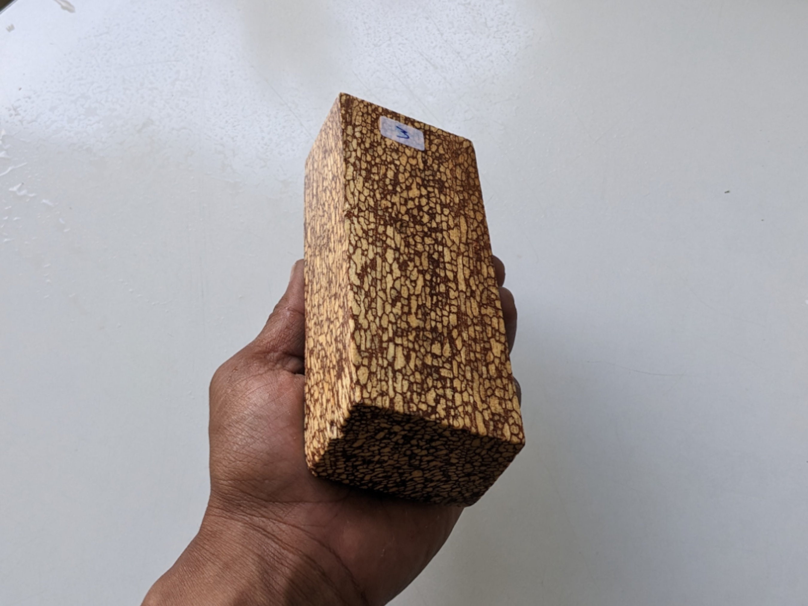 Spalted Guava Wood Block | Custom Knife Handle Blank | Exotic Wood ...