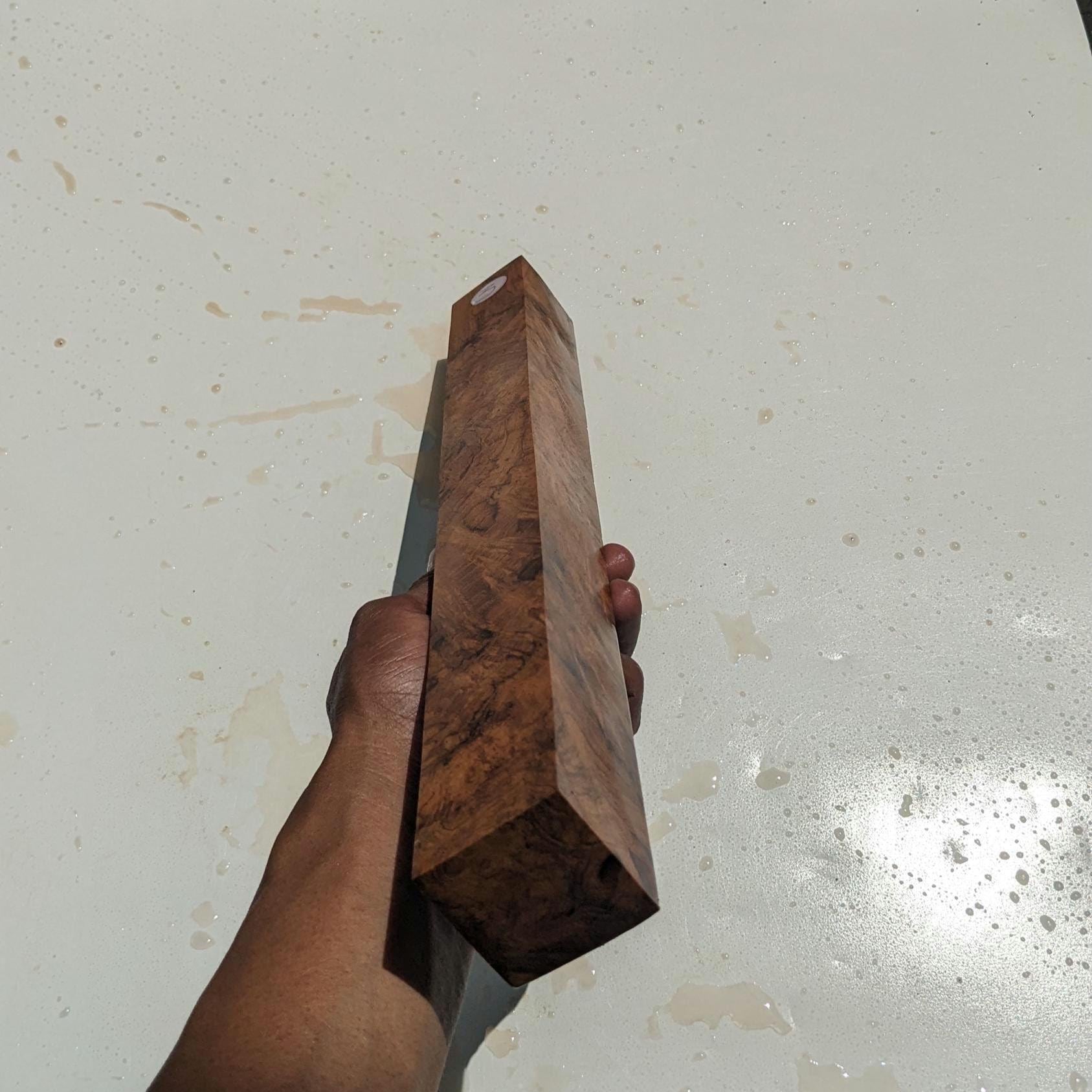 Exotic Teak Burl Wood Block: Turning Projects, Pool Cue Blank - Etsy