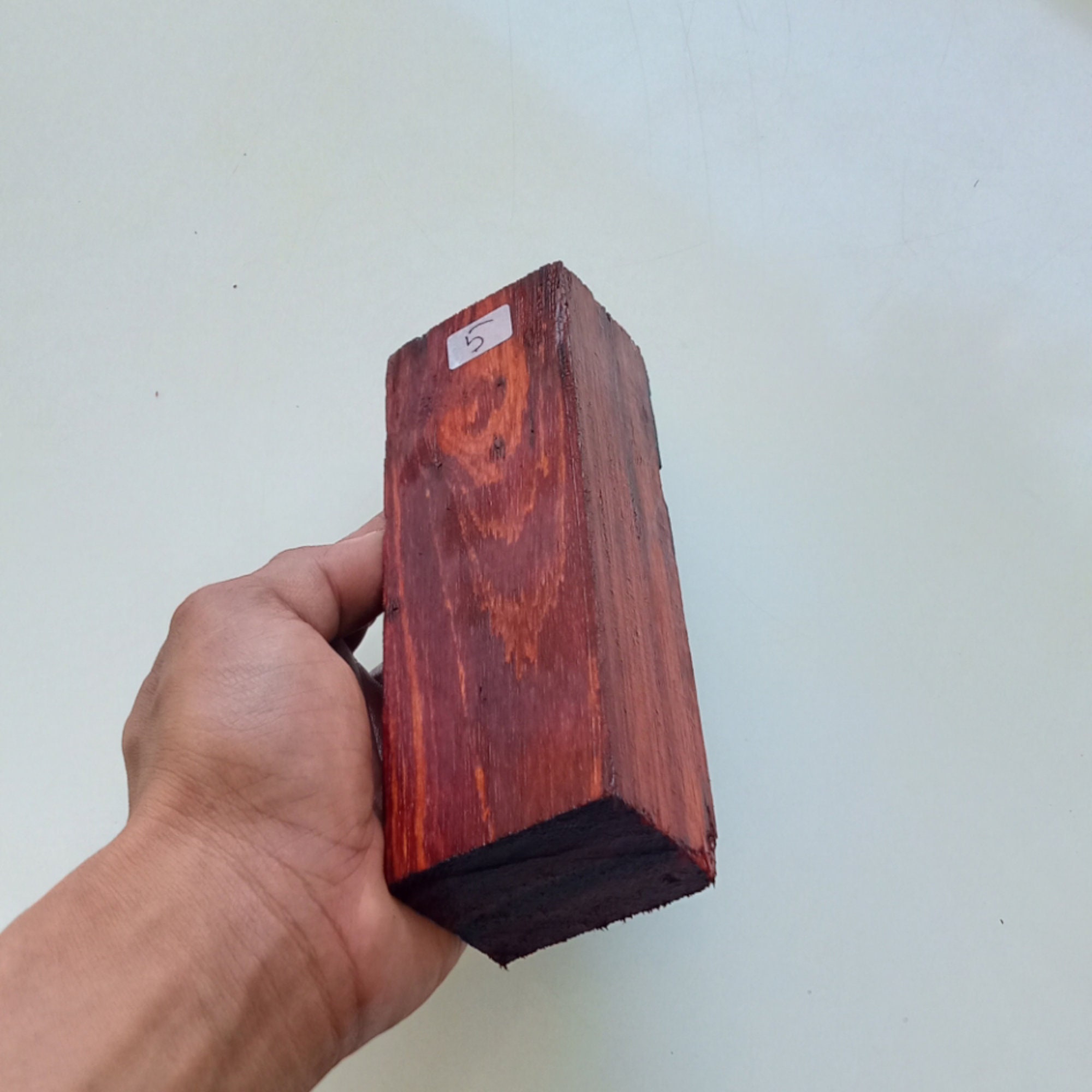 Tigerwood Blocks, Red Wood Blanks, Knife Handle Blank, Borneo Rosewood ...