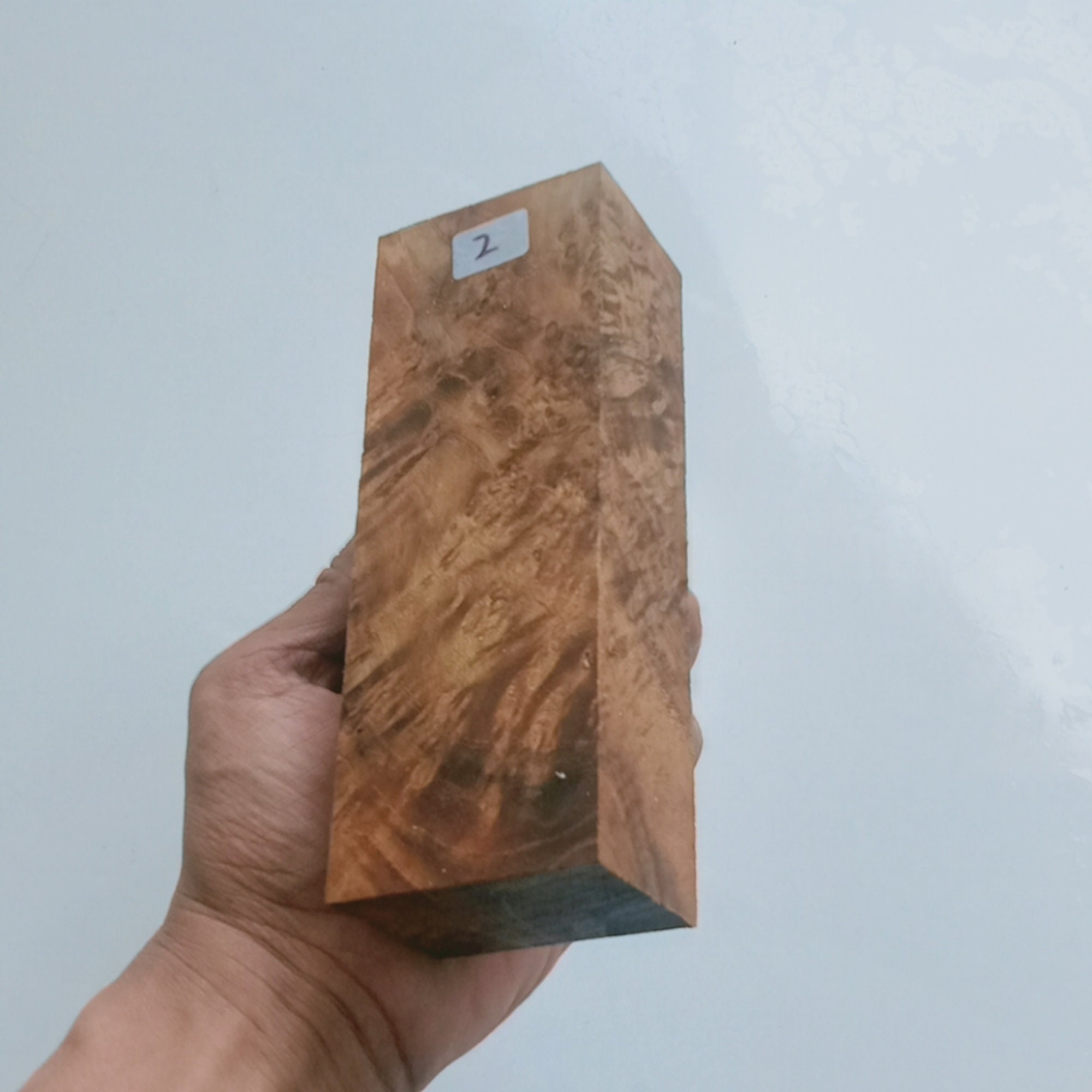 Teak Wood Burl | Exotic Teak Wood | Knife Handle Turning | Unstabilize ...