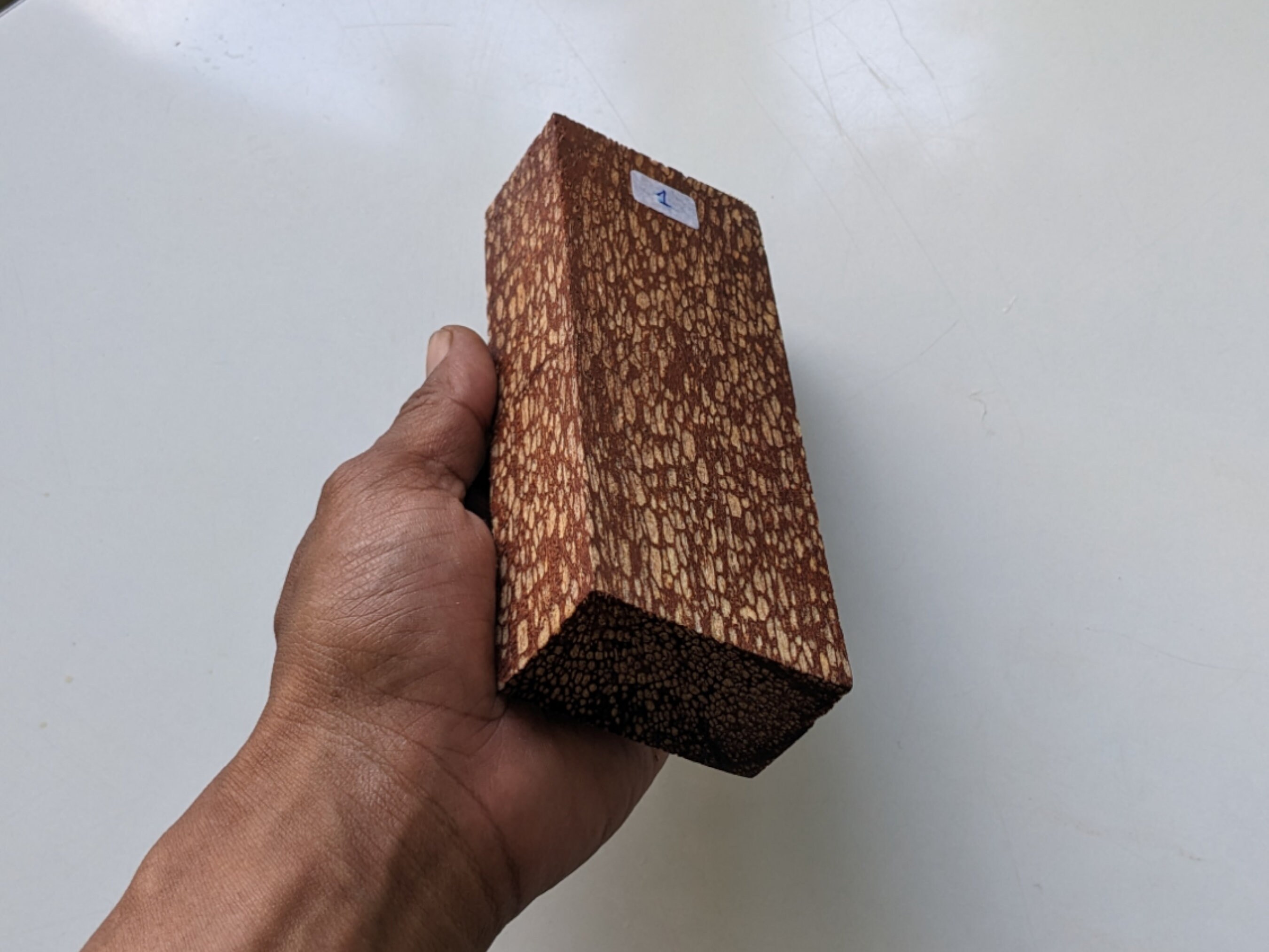 Spalted Guava Wood Block | Custom Knife Handle Blank | Exotic Wood ...