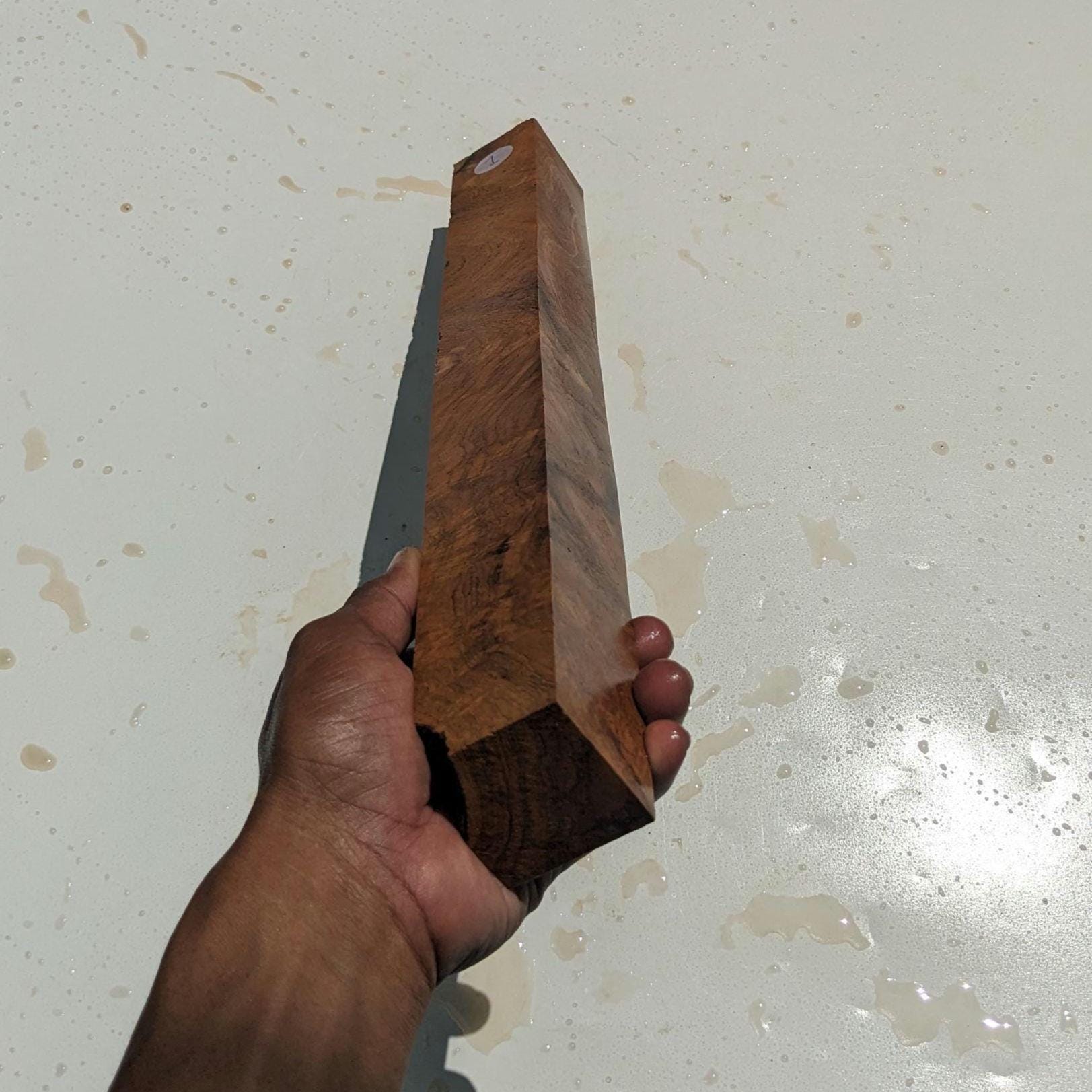 Exotic Teak Burl Wood Block: Turning Projects, Pool Cue Blank - Etsy