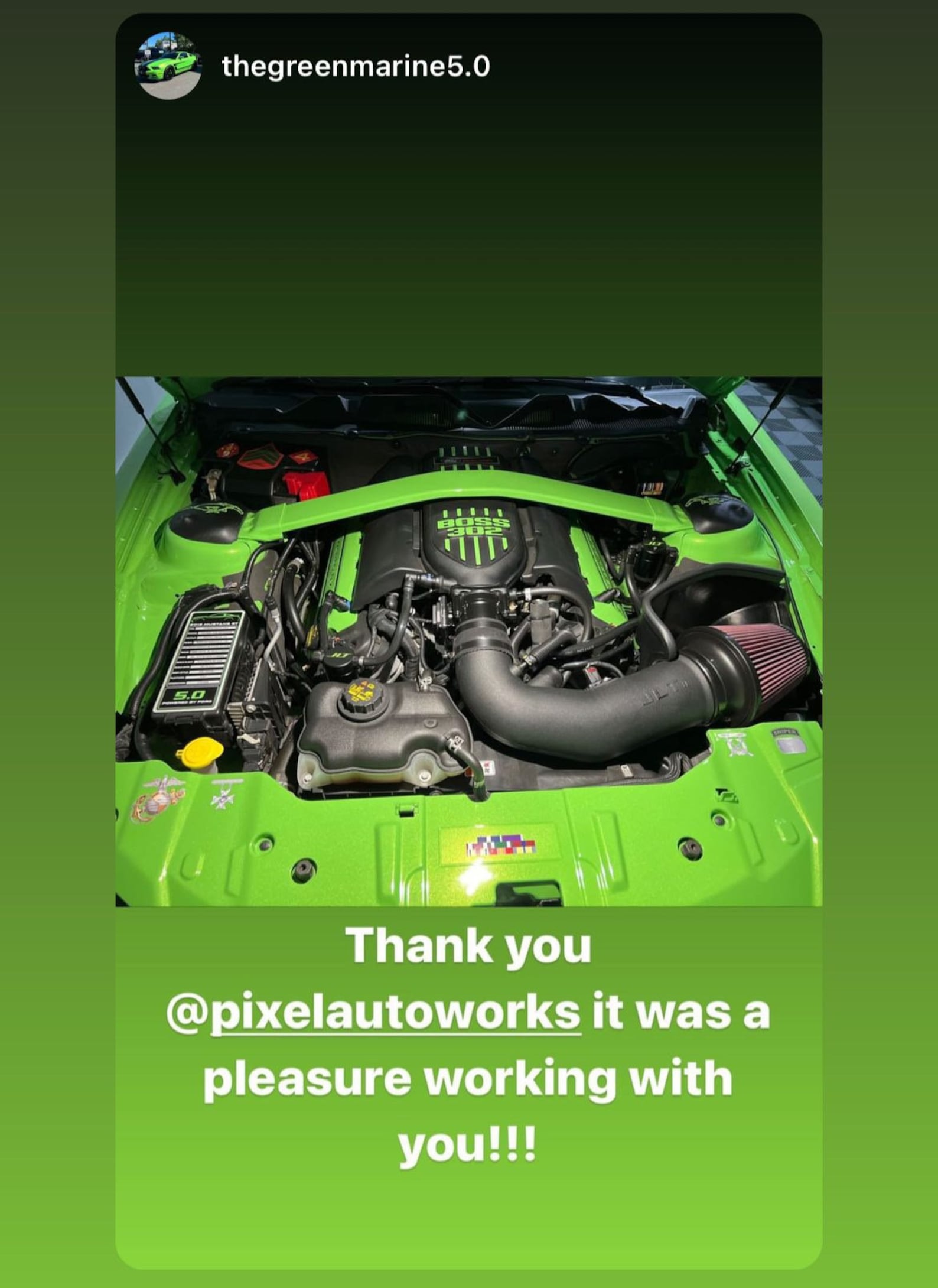 Ford Mustang S197 Custom Aluminum Engine Bay Dress up Plaque Car Show ...