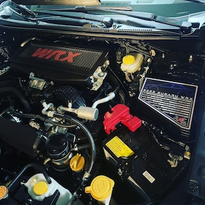 Subaru WRX Custom Aluminum Engine Bay Dress up Plaque Car Show VB 2022 ...