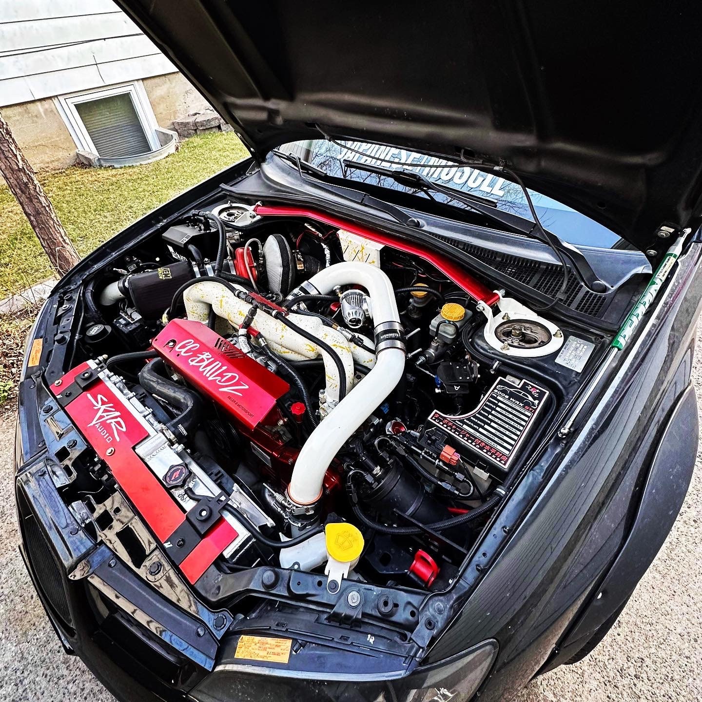 Subaru WRX STI Custom Aluminum Engine Bay Dress up Plaque Car Show 2002 ...