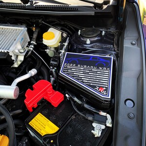 Subaru WRX Custom Aluminum Engine Bay Dress up Plaque Car Show VB 2022 ...