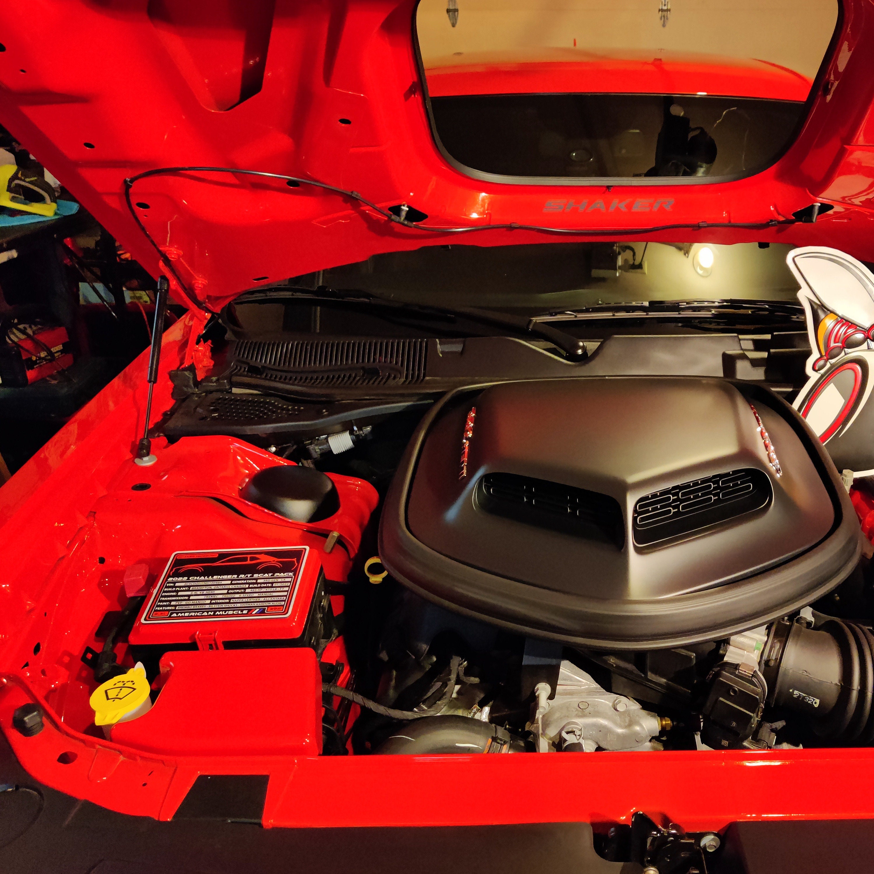 Dodge Challenger Custom Aluminum Engine Bay Dress up Plaque Car Show ...