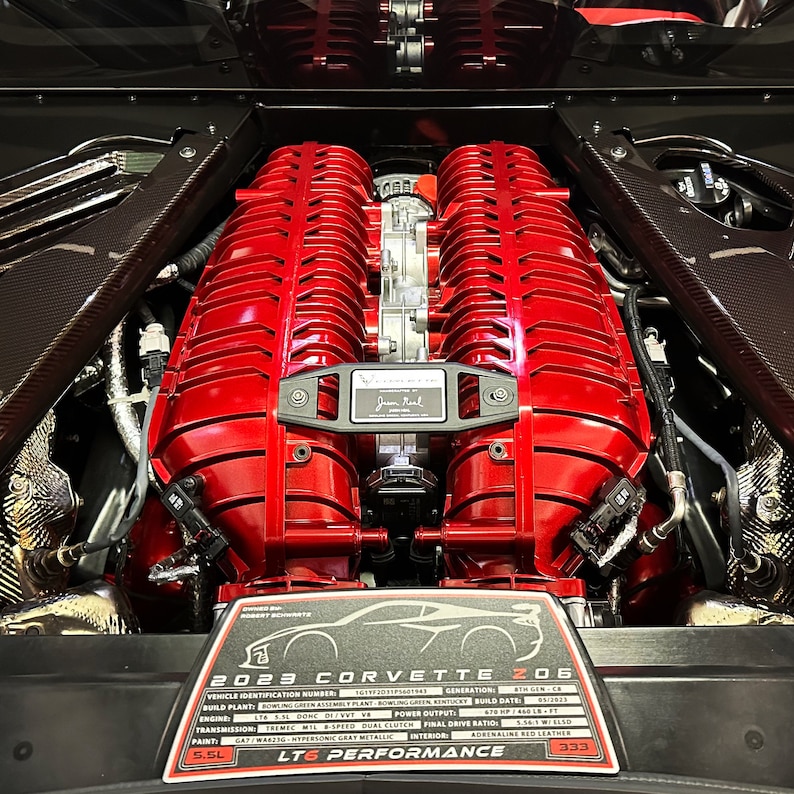 C8 Corvette Custom Aluminum Engine Bay Dress up Plaque Car Show 2020 ...