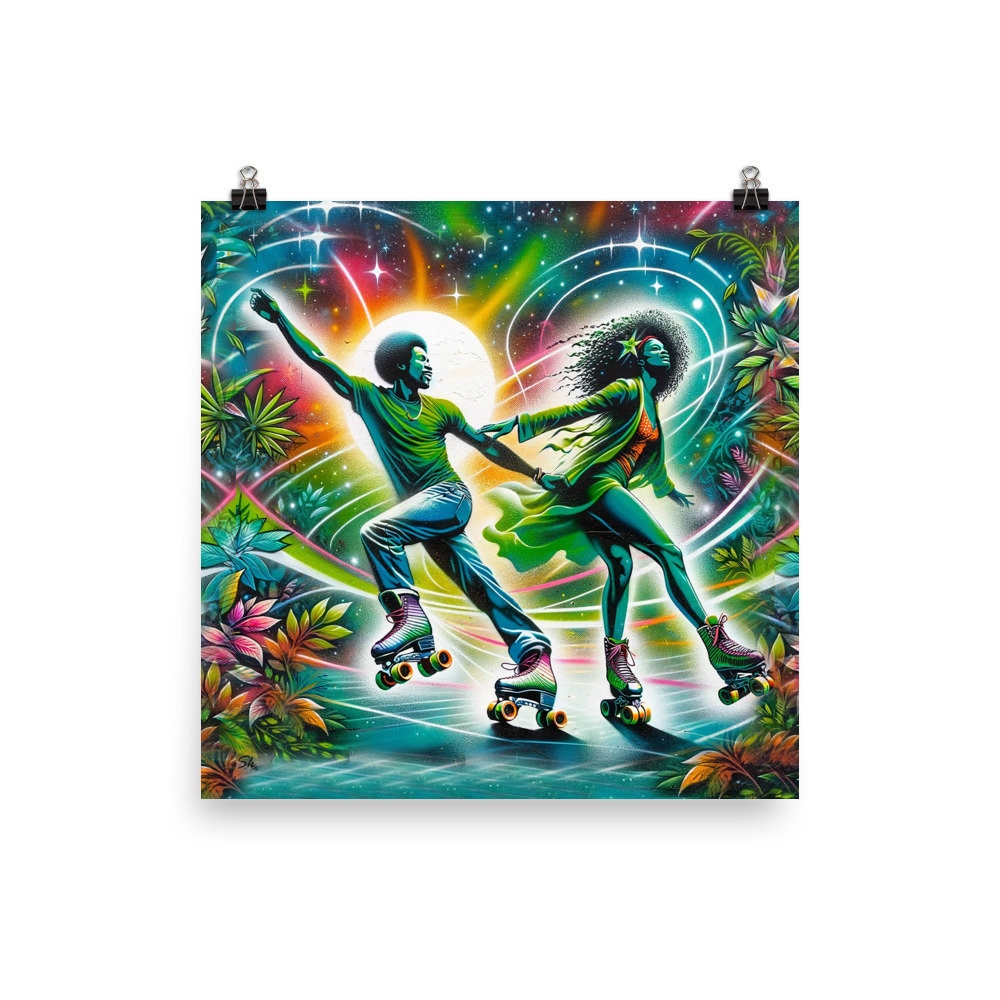 Our Roller Skate Posters Are Made From Our Original Skate Art. This ...