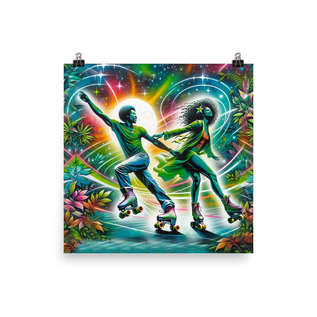 Our Roller Skate Posters Are Made From Our Original Skate Art. This ...