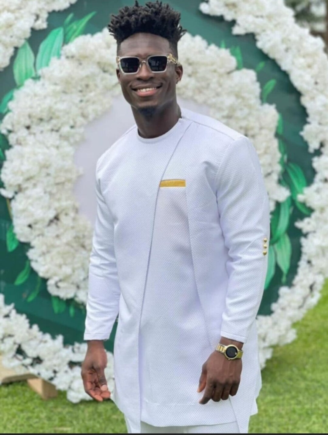 White African Men's Outfit, Shirt Matching Pants, Wedding Guest ...