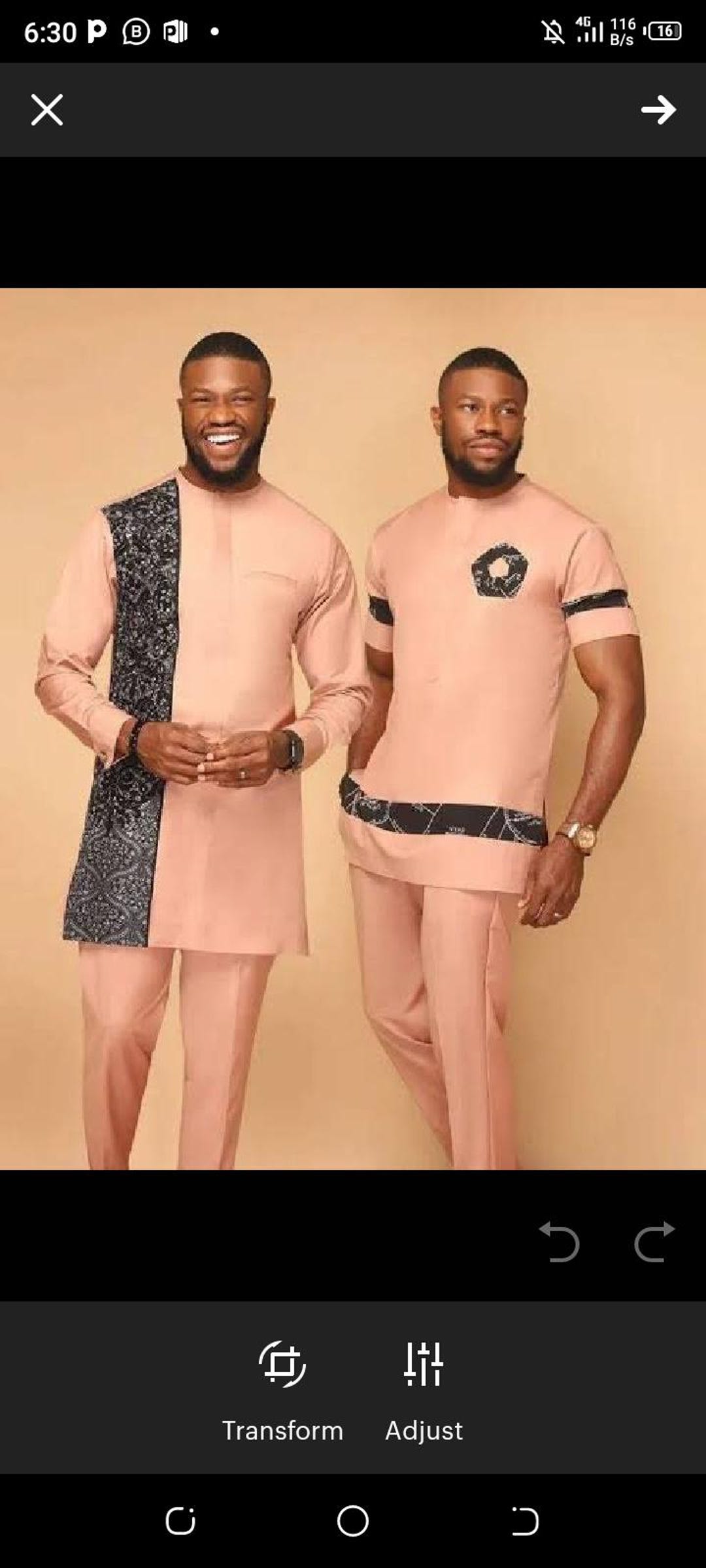 Handmade African Men's Senator Wear: Formal Shirt and Pants - Etsy