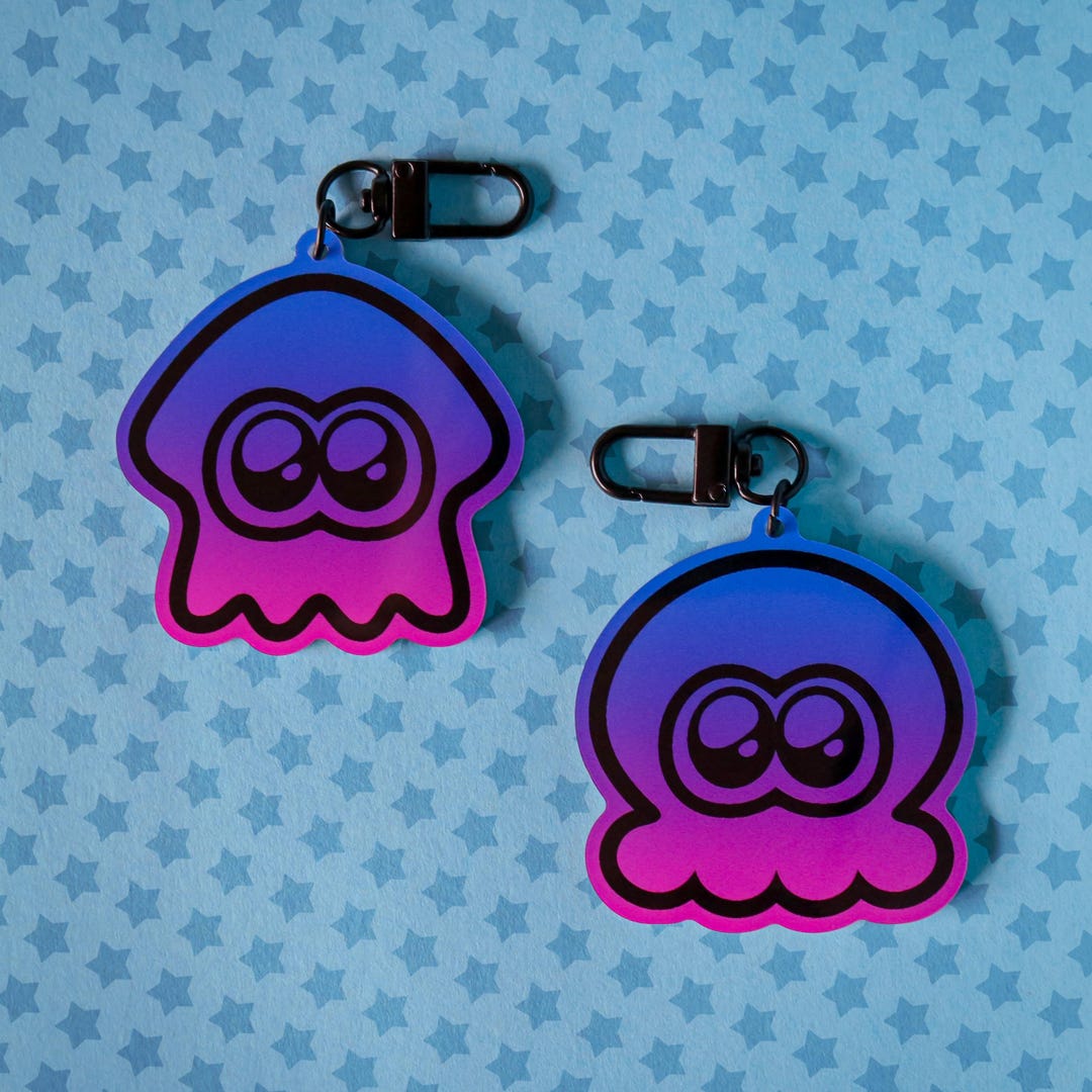 Splatoon Acrylic Keychains - Etsy