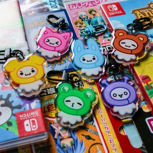 Animal Kaomoji / Emoticon Acrylic Keychains - Etsy
