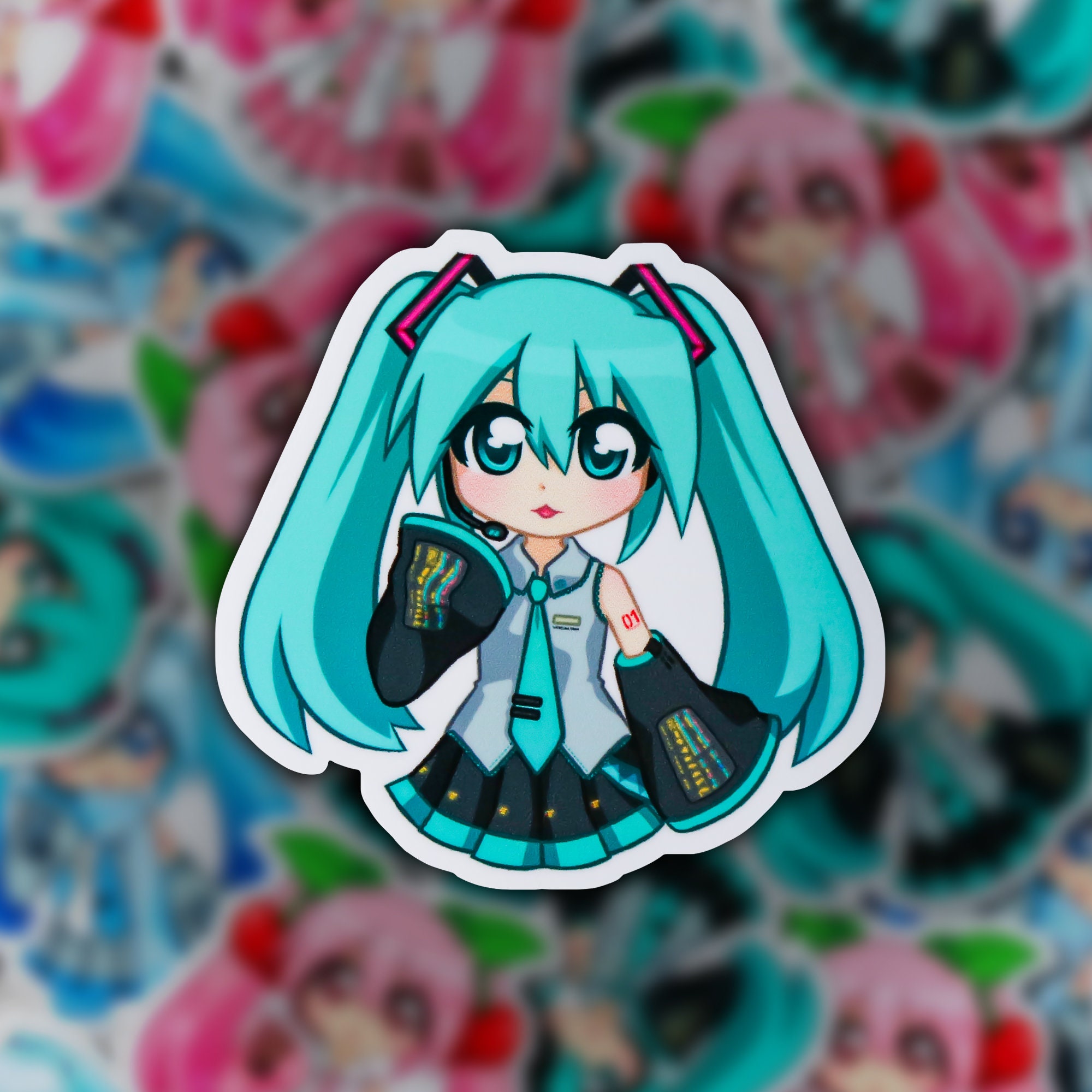 Hatsune Miku Vinyl Stickers - Etsy