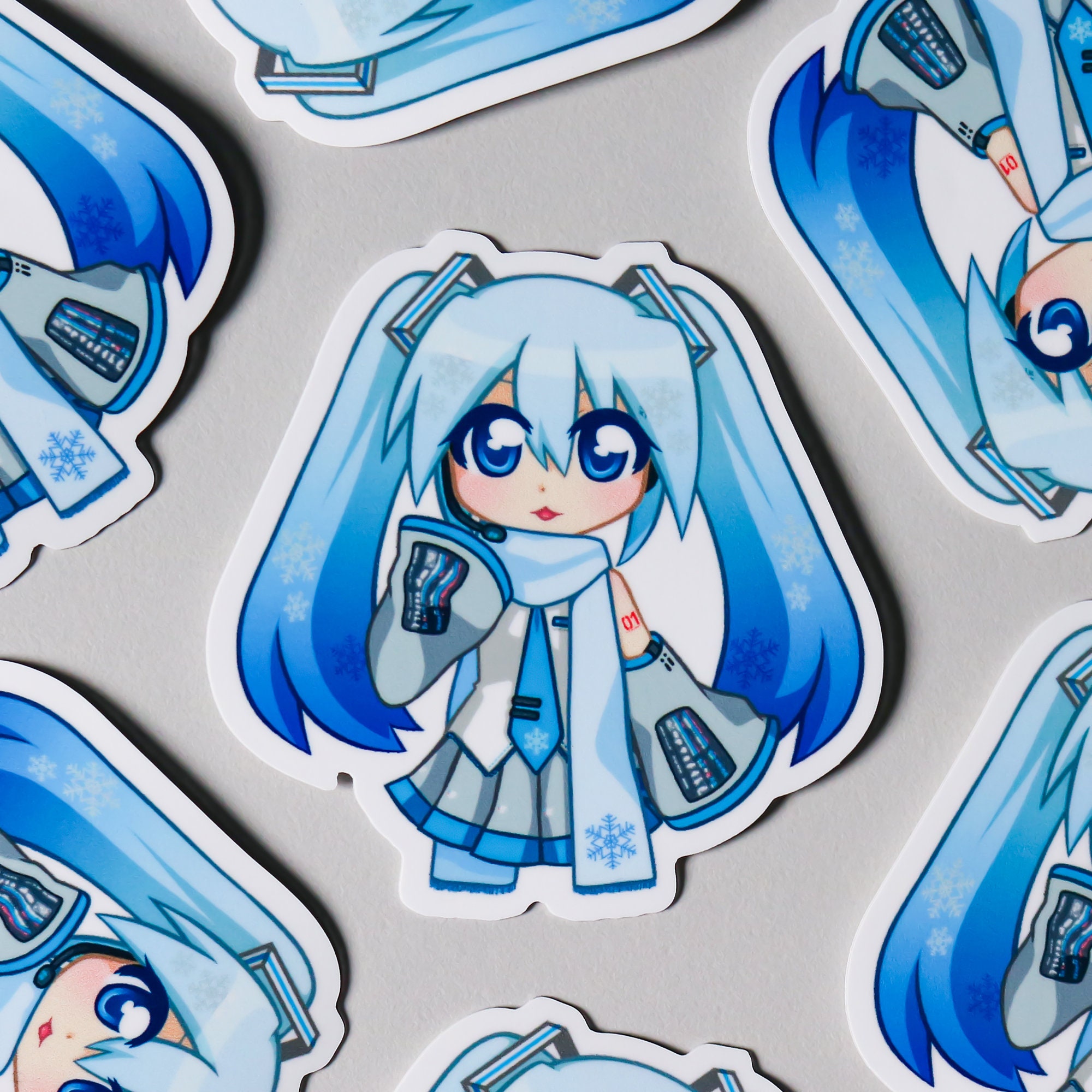 Hatsune Miku Vinyl Stickers - Etsy