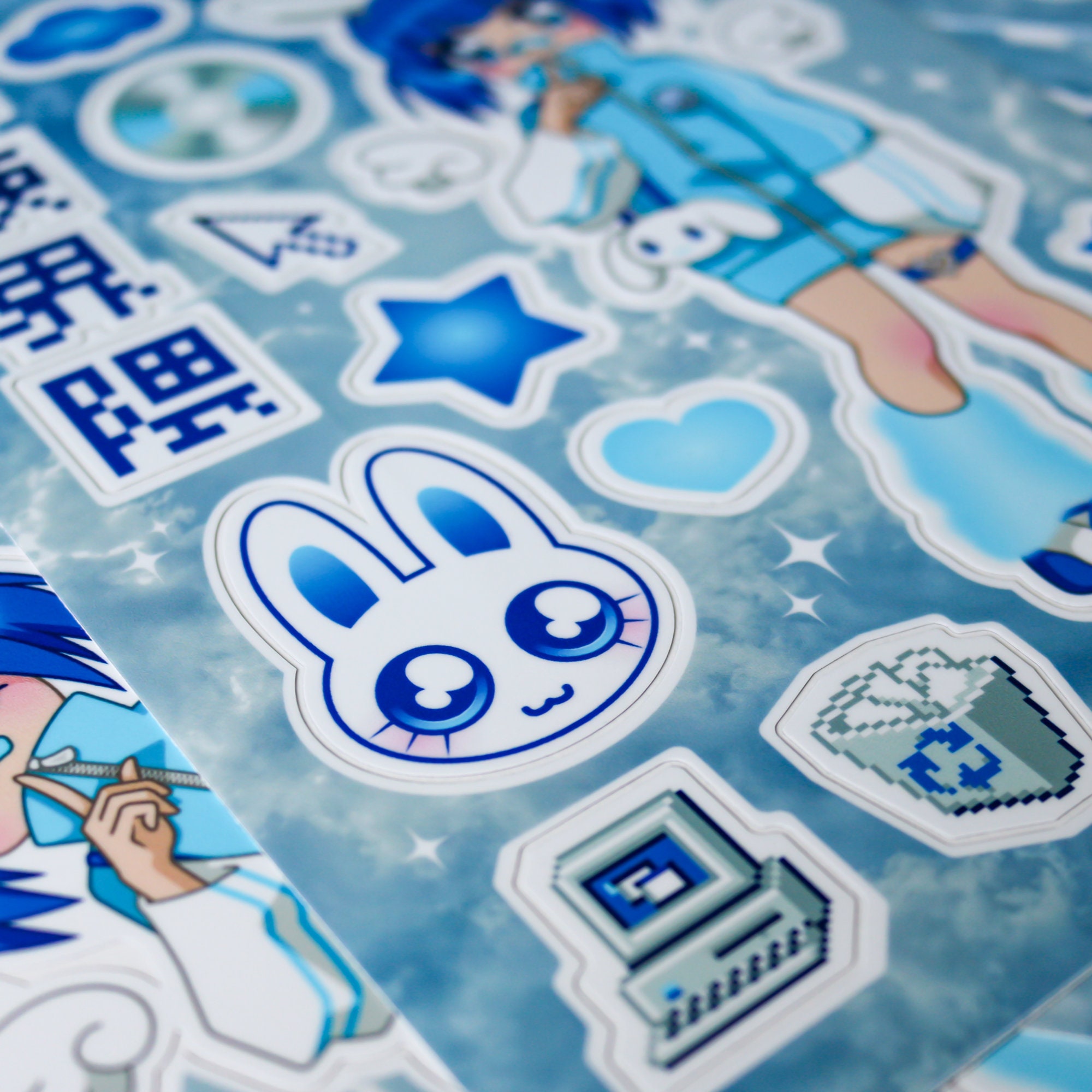 Tenshi Kaiwai / Mizuiro Aesthetic Kawaii Harajuku Fashion Anime Vinyl ...