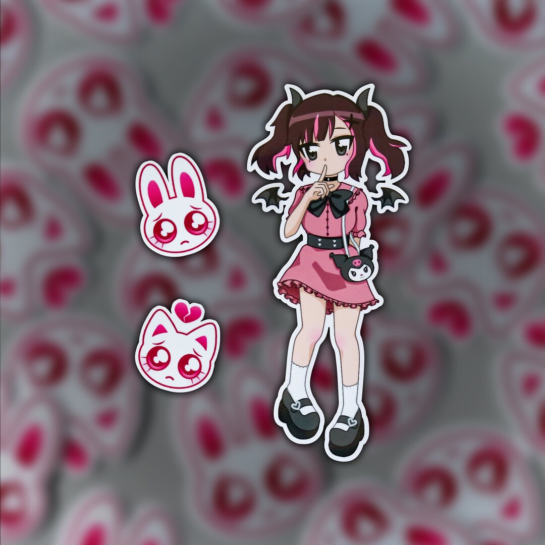 Jirai Kei / Yami Kawaii Harajuku Fashion Anime Vinyl Stickers - Etsy UK