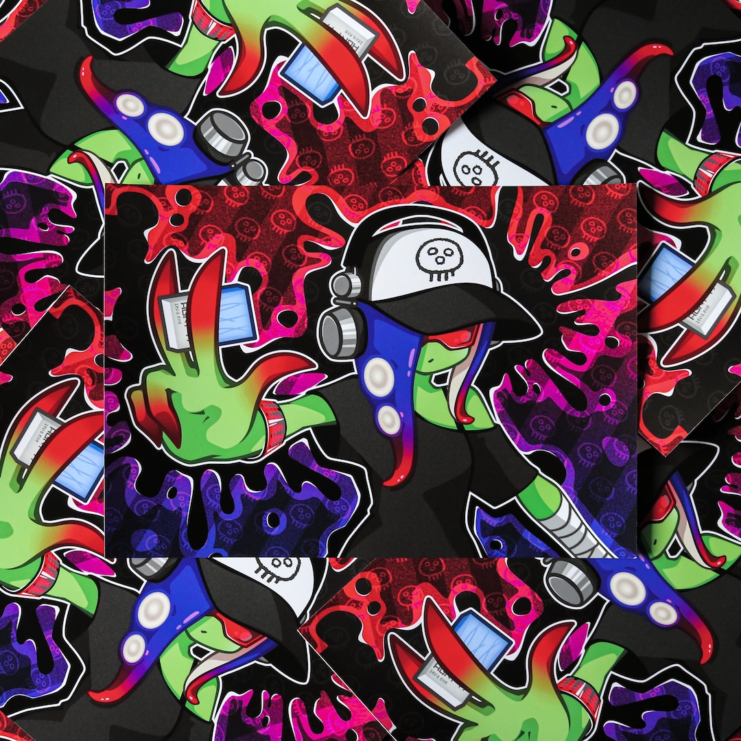 Acht DEDF1SH Splatoon 3 Side Order A5 Prints - Etsy