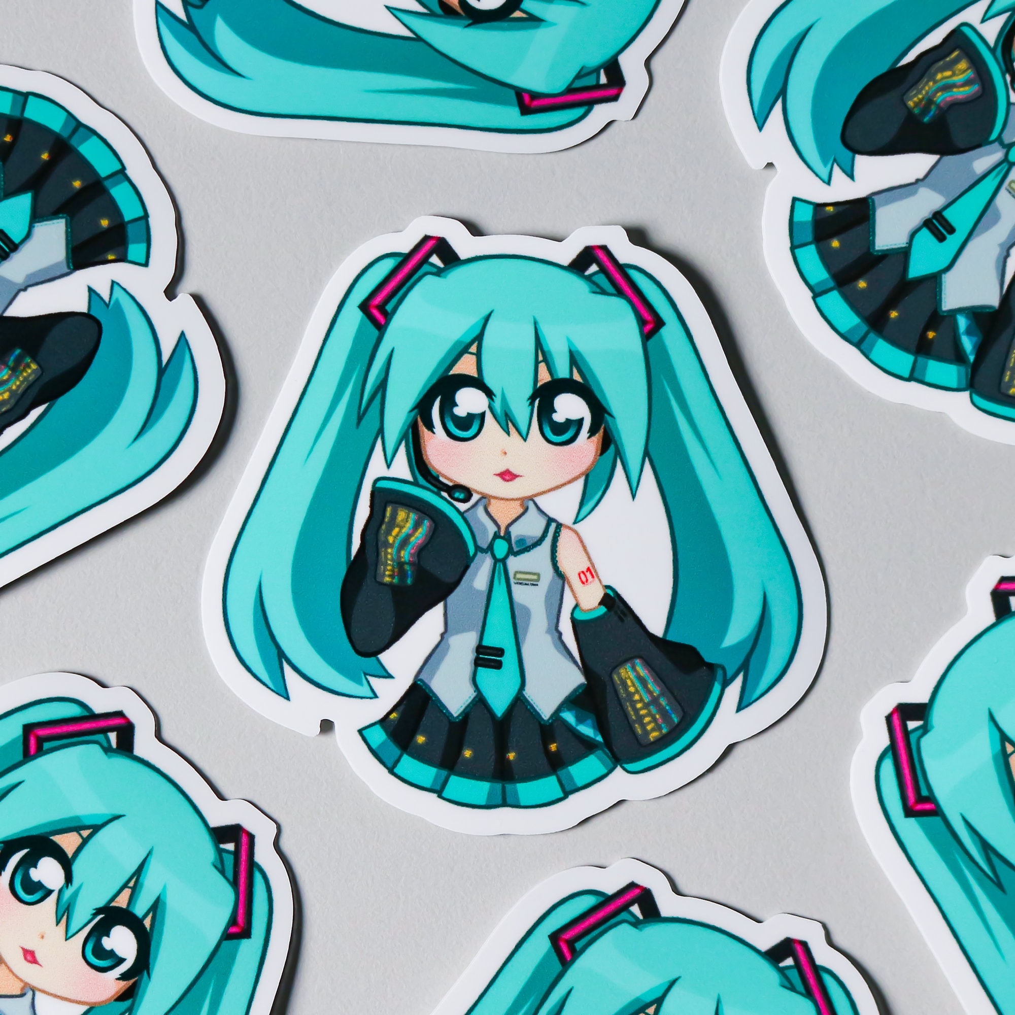Hatsune Miku Vinyl Stickers - Etsy